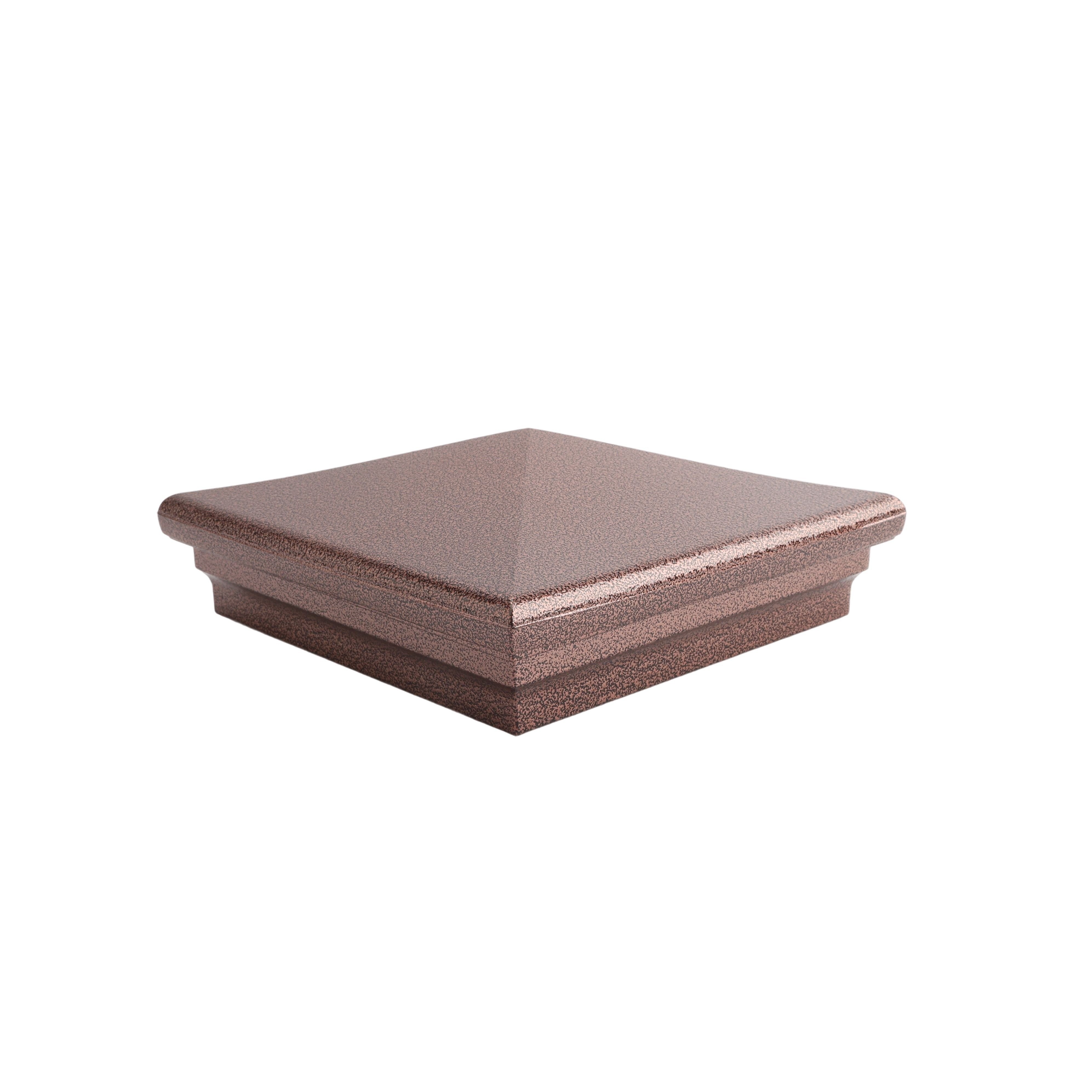 6" x 6" Neptune Style Vinyl Post Cap - Antique Copper | Vinyl Fence ...