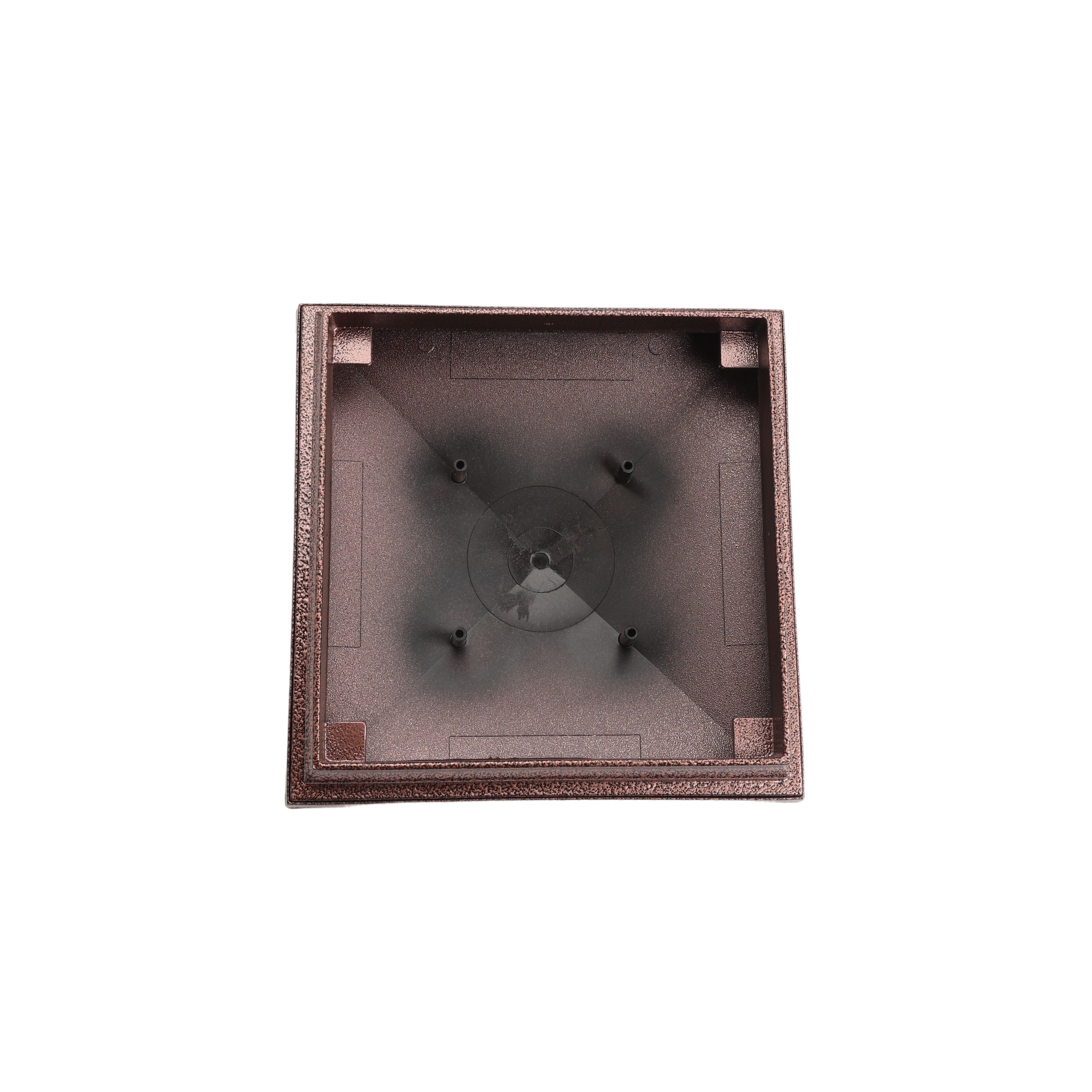 6" x 6" Neptune Style Vinyl Post Cap - Antique Copper | Vinyl Fence ...