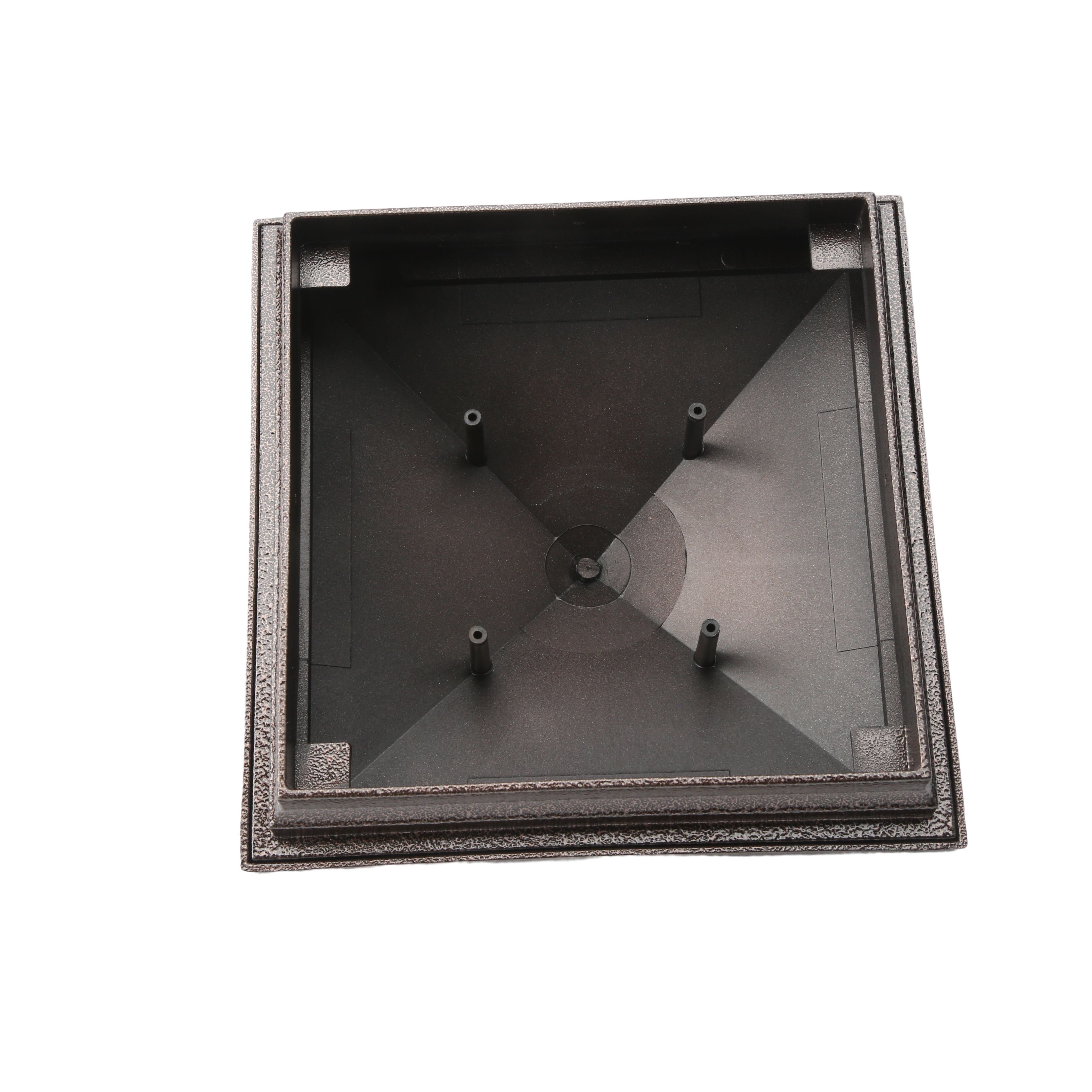 6" x 6" Haven Style Vinyl Post Cap - Antique Brown | Vinyl Fence Fittings