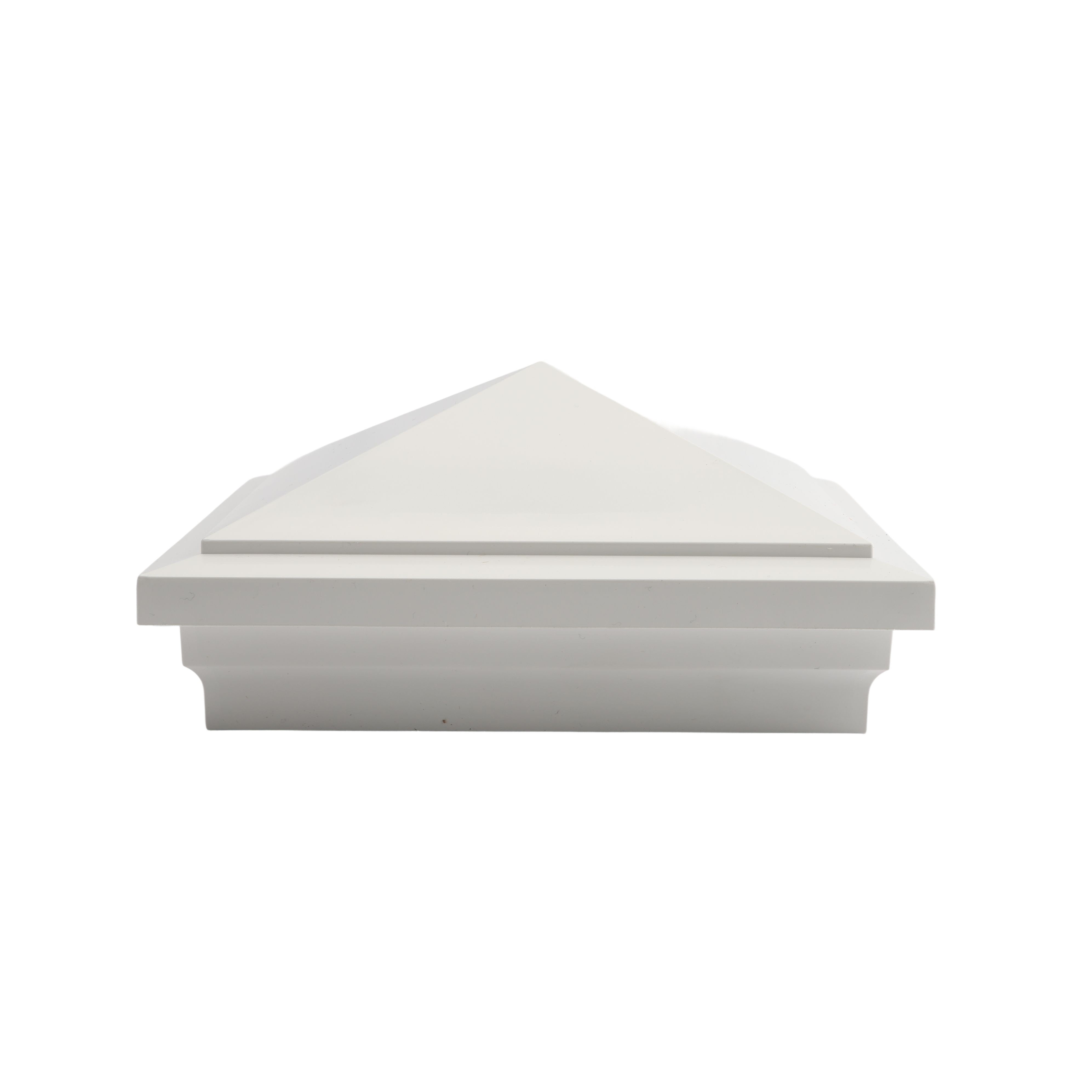 6X6 Haven Style Vinyl Post Cap for Vinyl Fence and Railing (White ...