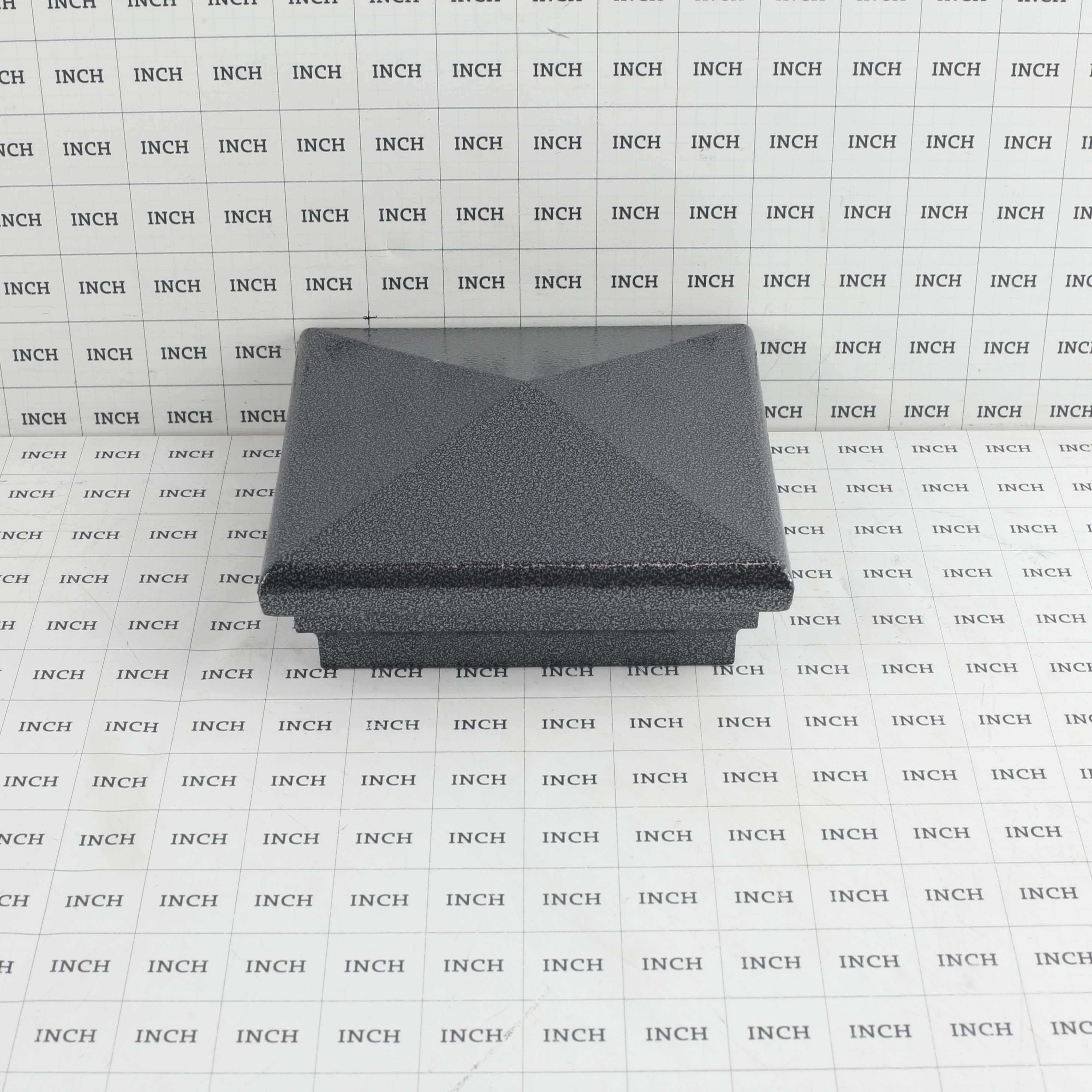 4.5" (4 1/2" x 4 1/2") Neptune Style Vinyl Post Cap - Antique Gray ...