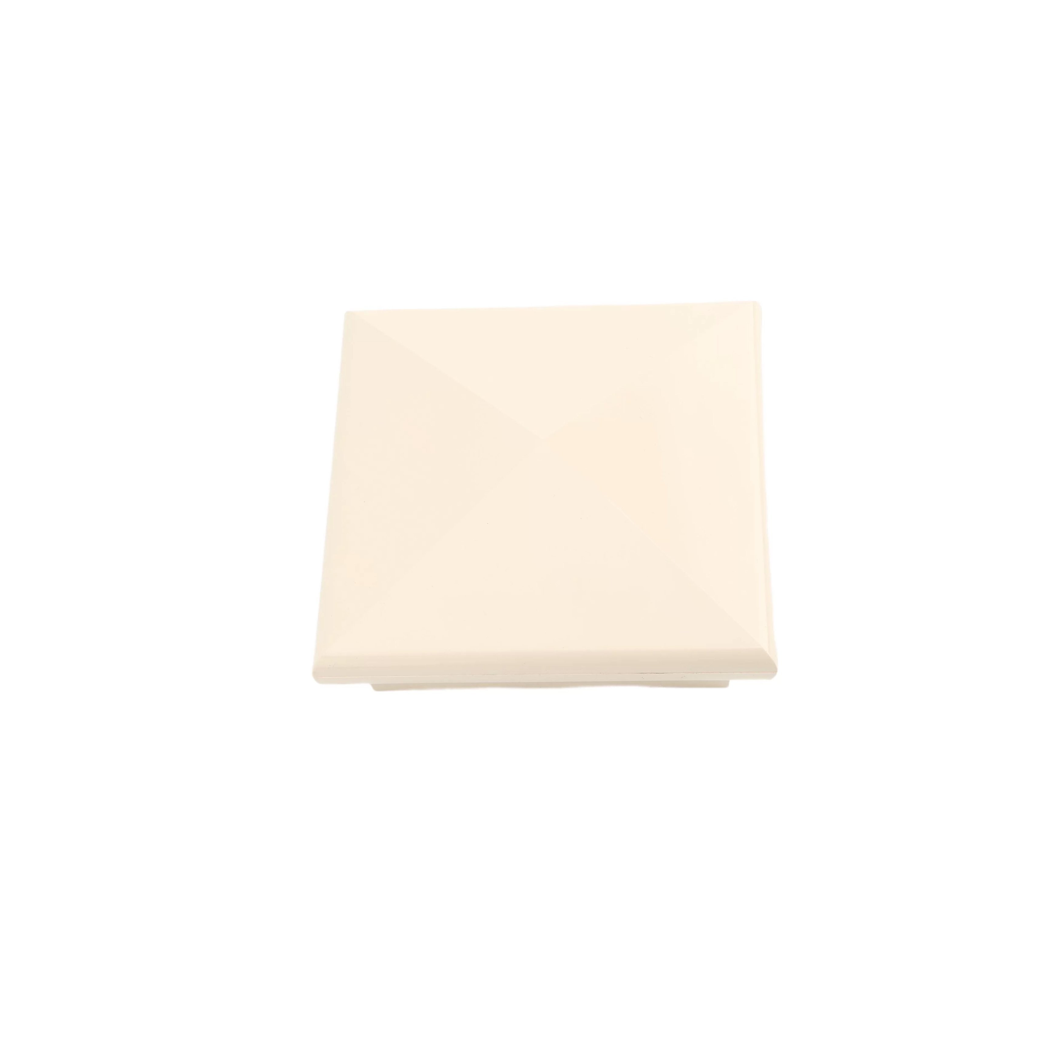 4.5" (4 1/2" x 4 1/2") Neptune Style Vinyl Post Cap - Beige | Vinyl ...