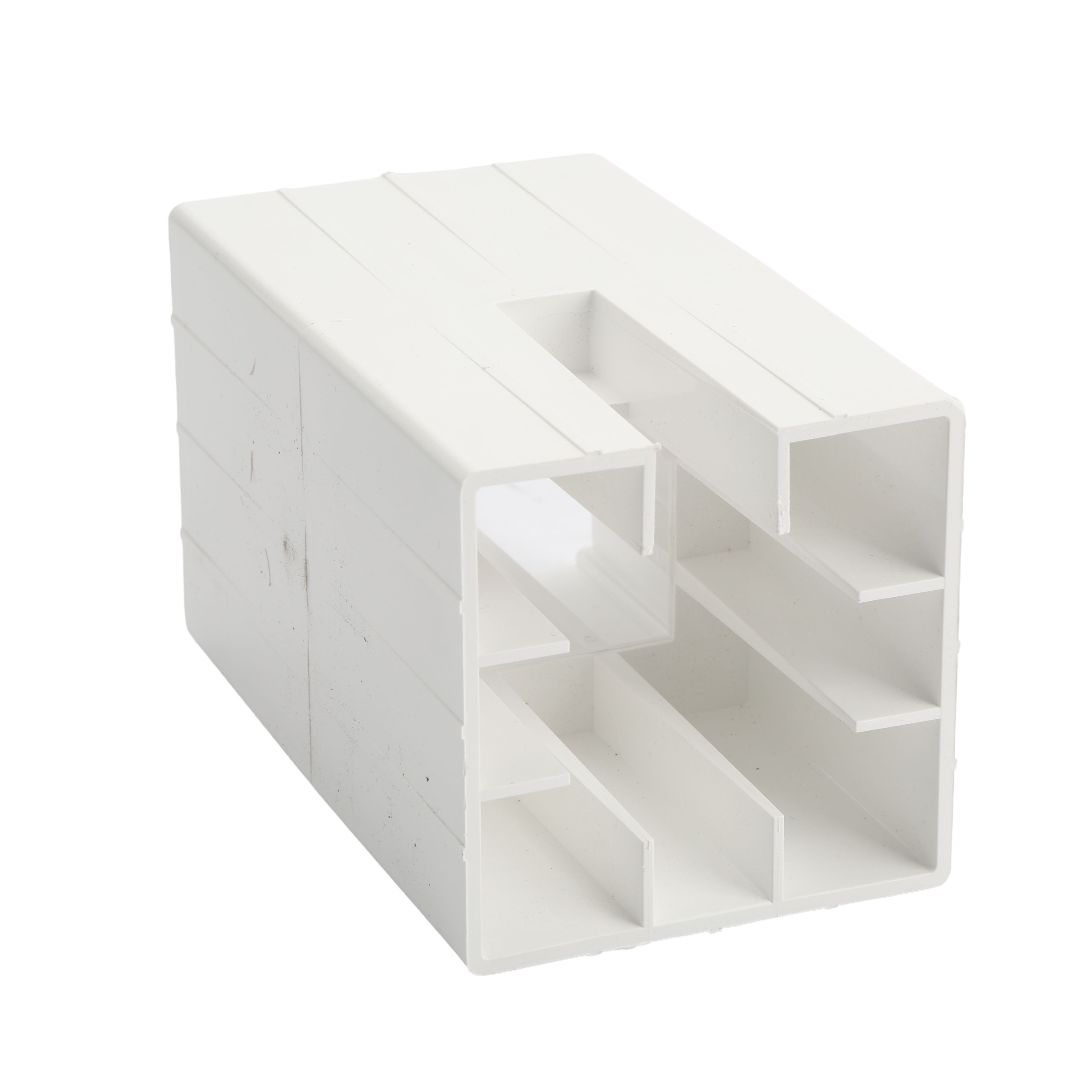 LMT Solid 4" Molded Guide for LMT Post Mounts | Vinyl Fence Fittings