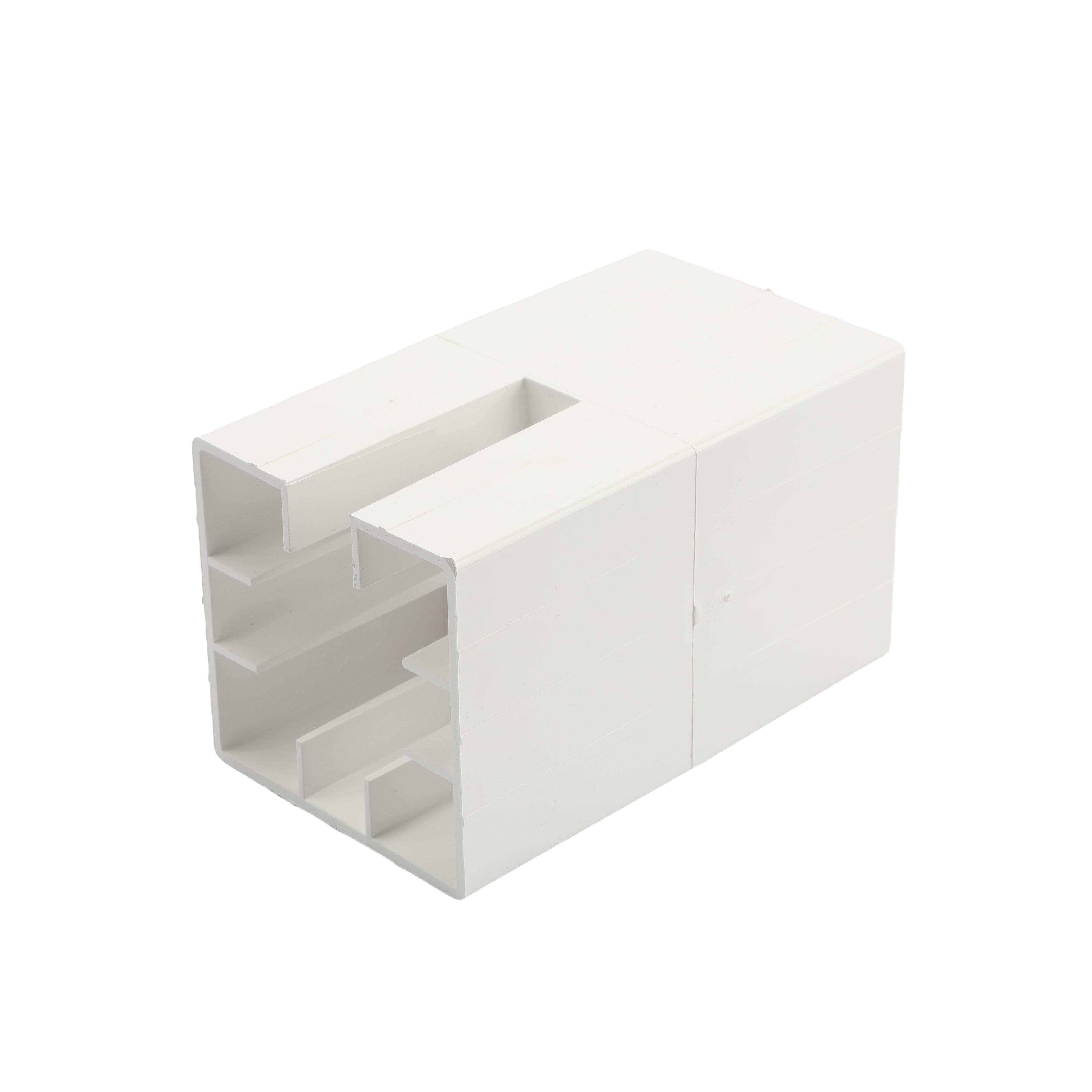 LMT Solid 4" Molded Guide for LMT Post Mounts | Vinyl Fence Fittings