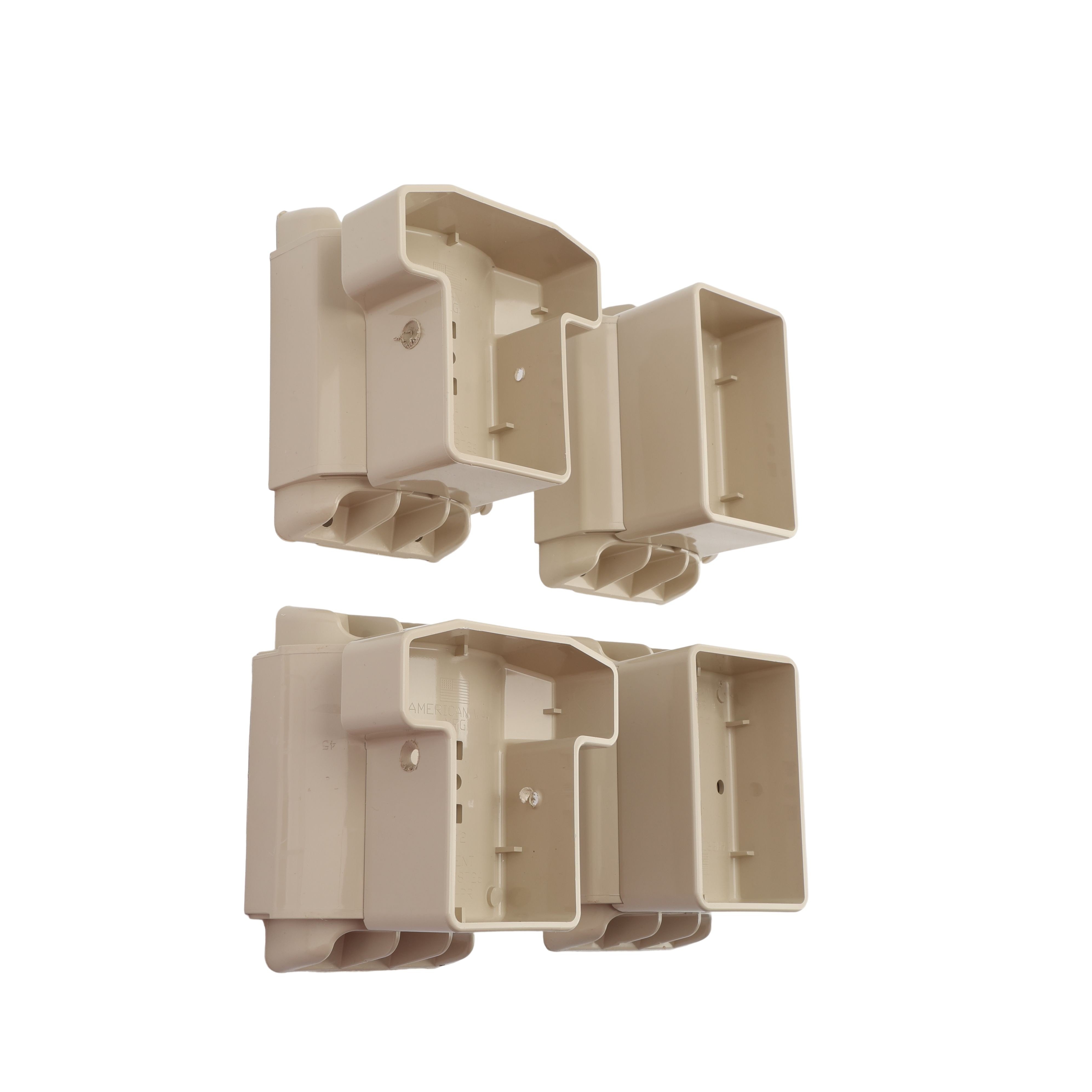 T - Rail Angle Wizard Horizontal Porch Vinyl Railing Bracket Kit - (4pk ...