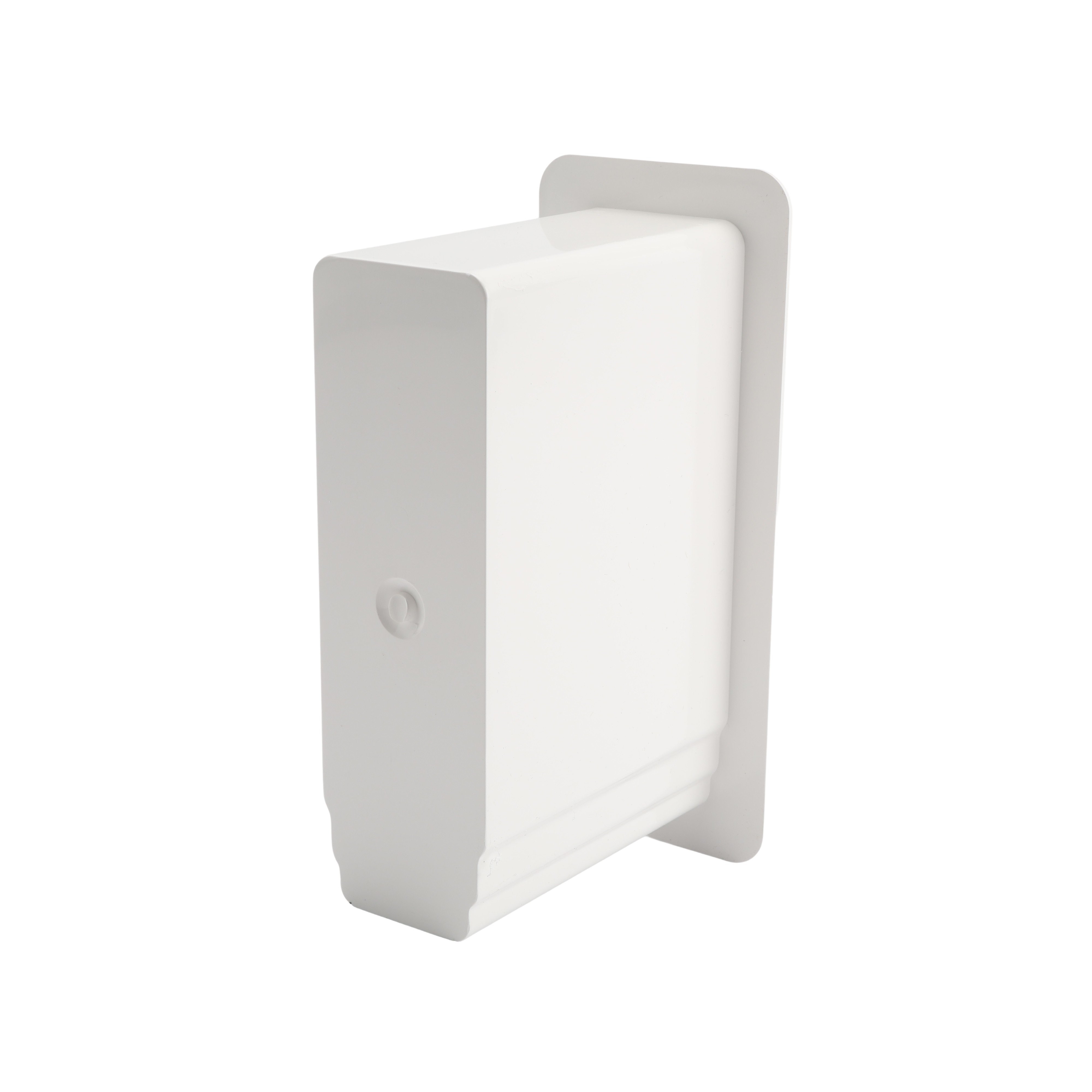 2" x 7" x 5" Privacy Panel Gate Socket (White) | Vinyl Fence Fittings