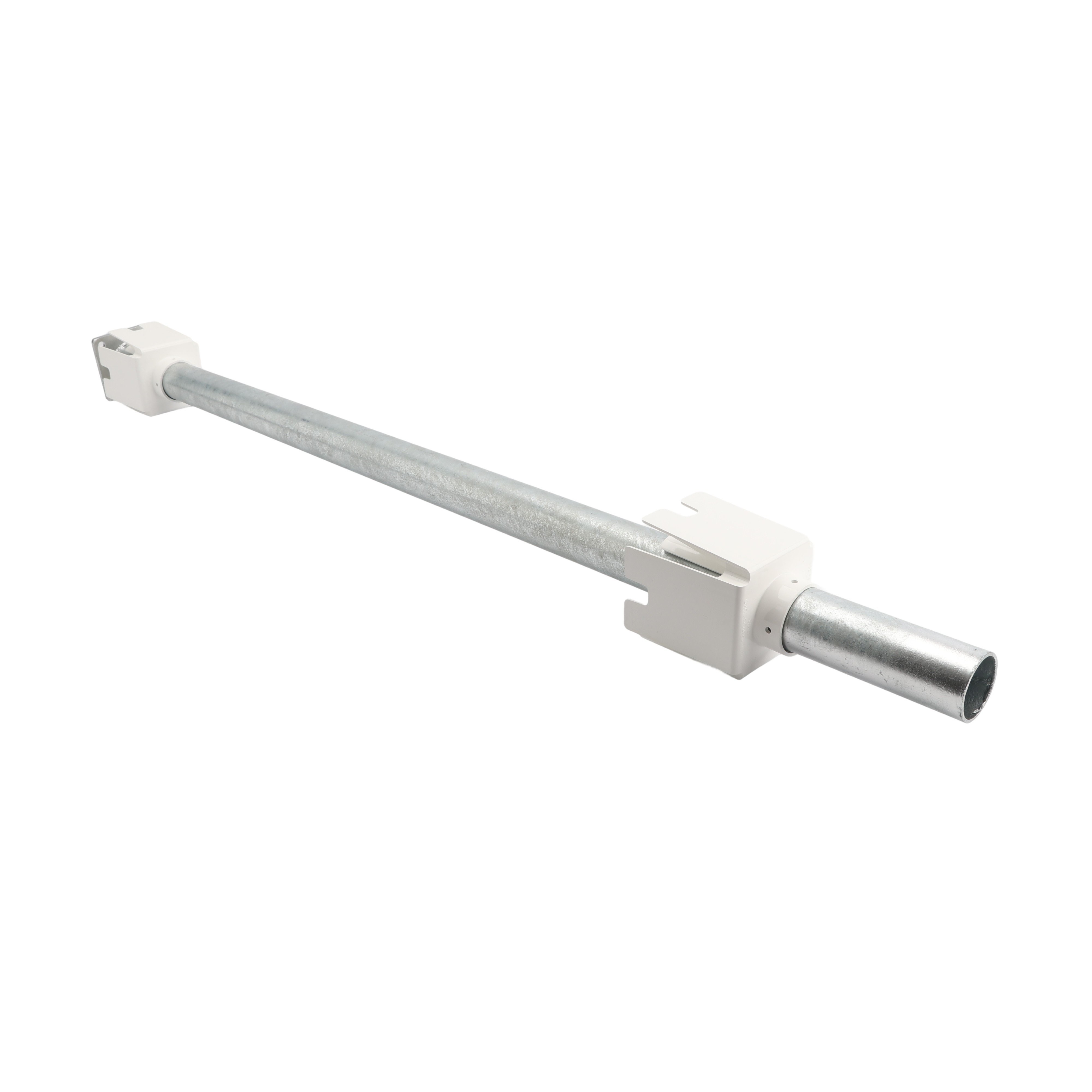 LMT 4" x 48" Schedule 40 Galvanized Steel Rook Fence Post Mount w ...
