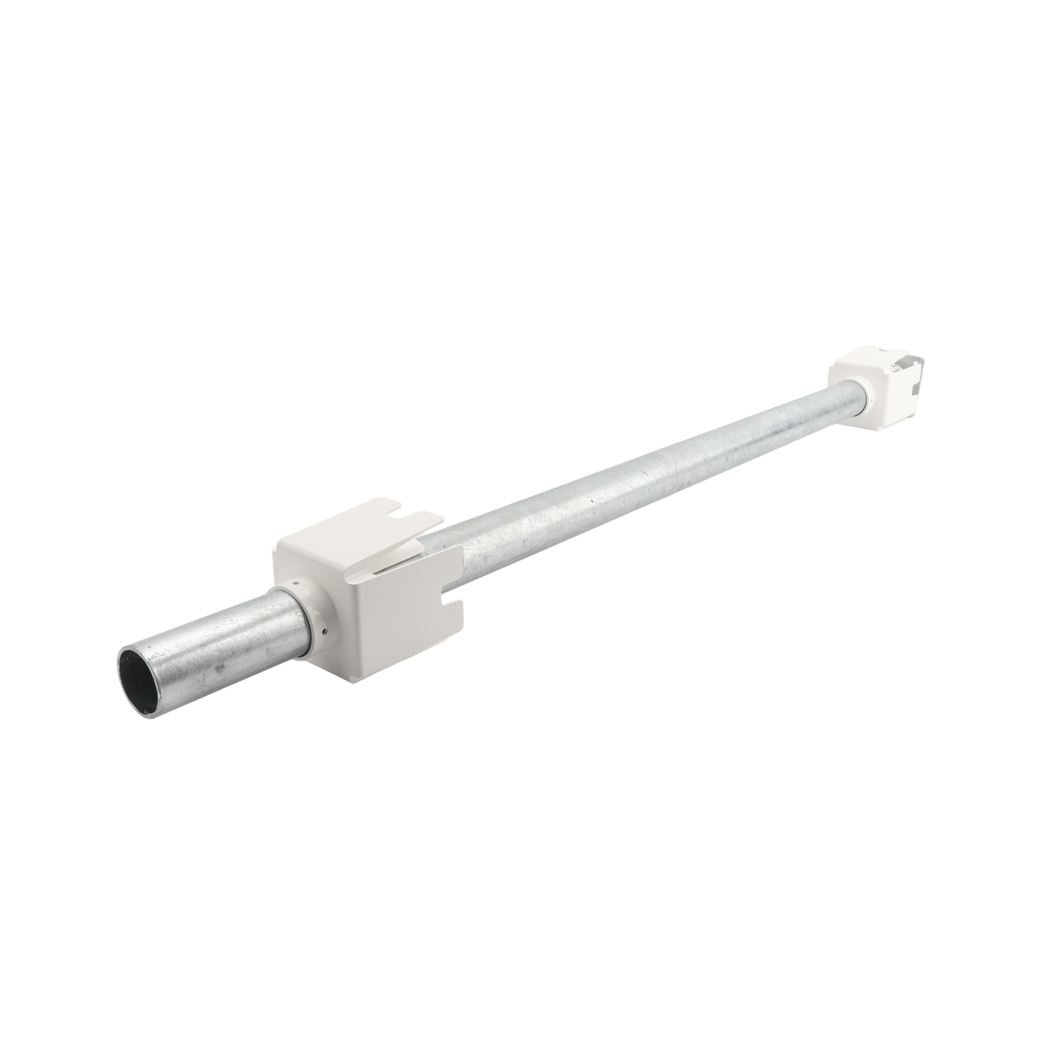 LMT 4" x 48" Schedule 40 Galvanized Steel Rook Fence Post Mount w ...