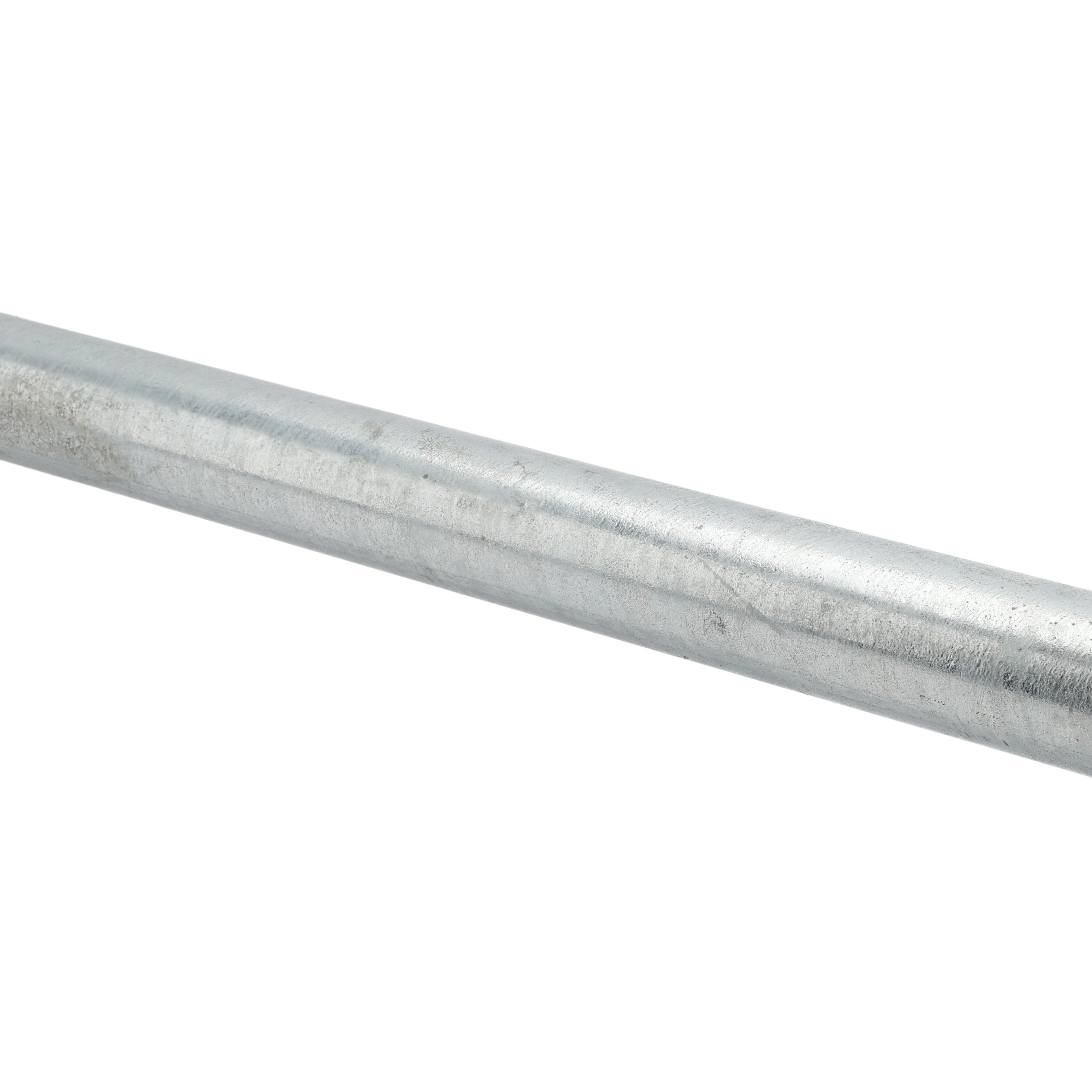 LMT 5" x 48" Schedule 40 Galvanized Steel Rook Fence Post Mount w ...