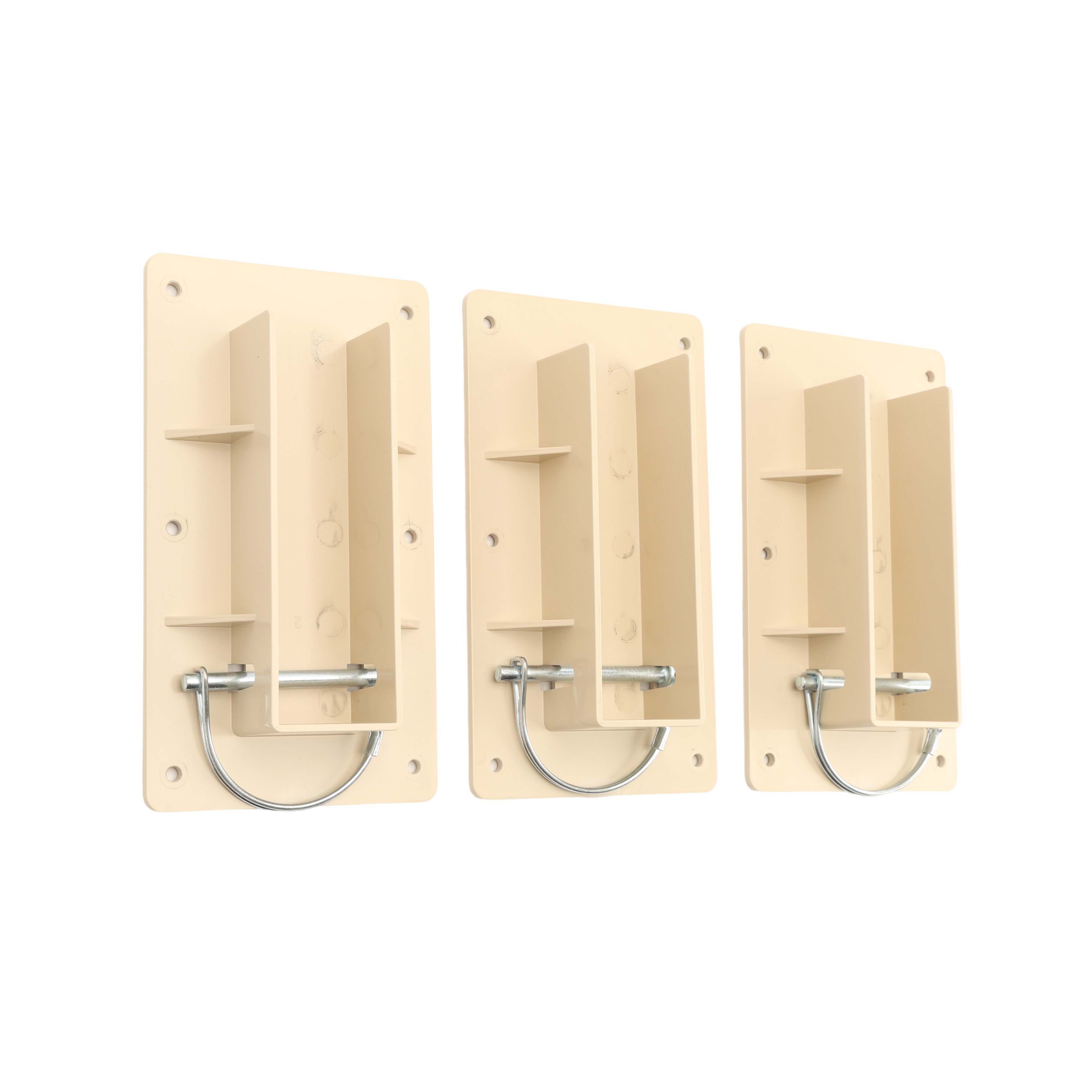 1 1/2" x 5 1/2" Innovative Vinyl Fence Gate Bracket Kit With Locking ...