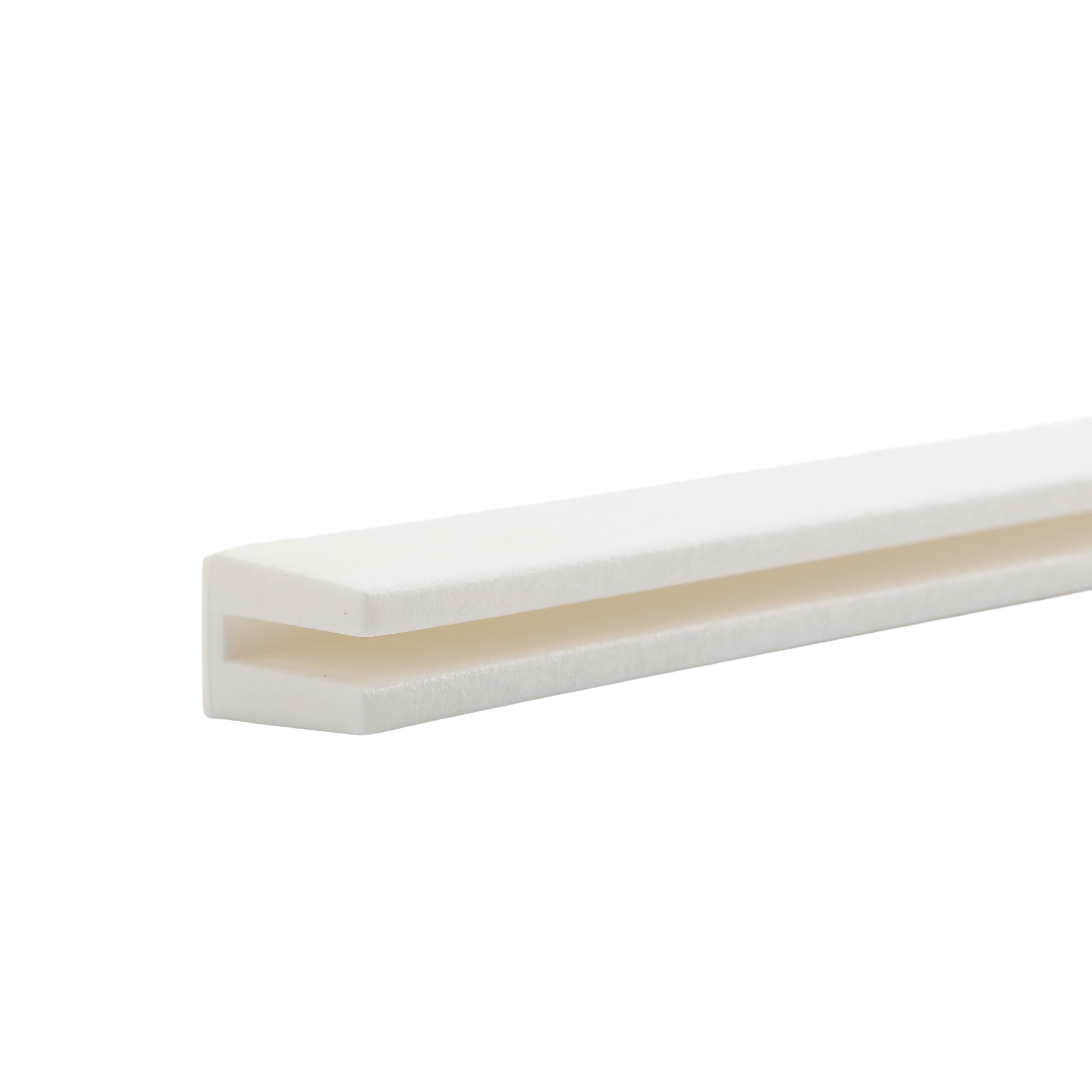 LMT 1885W 2D Lattice U-Channel (96") - White | Vinyl Fence Fittings