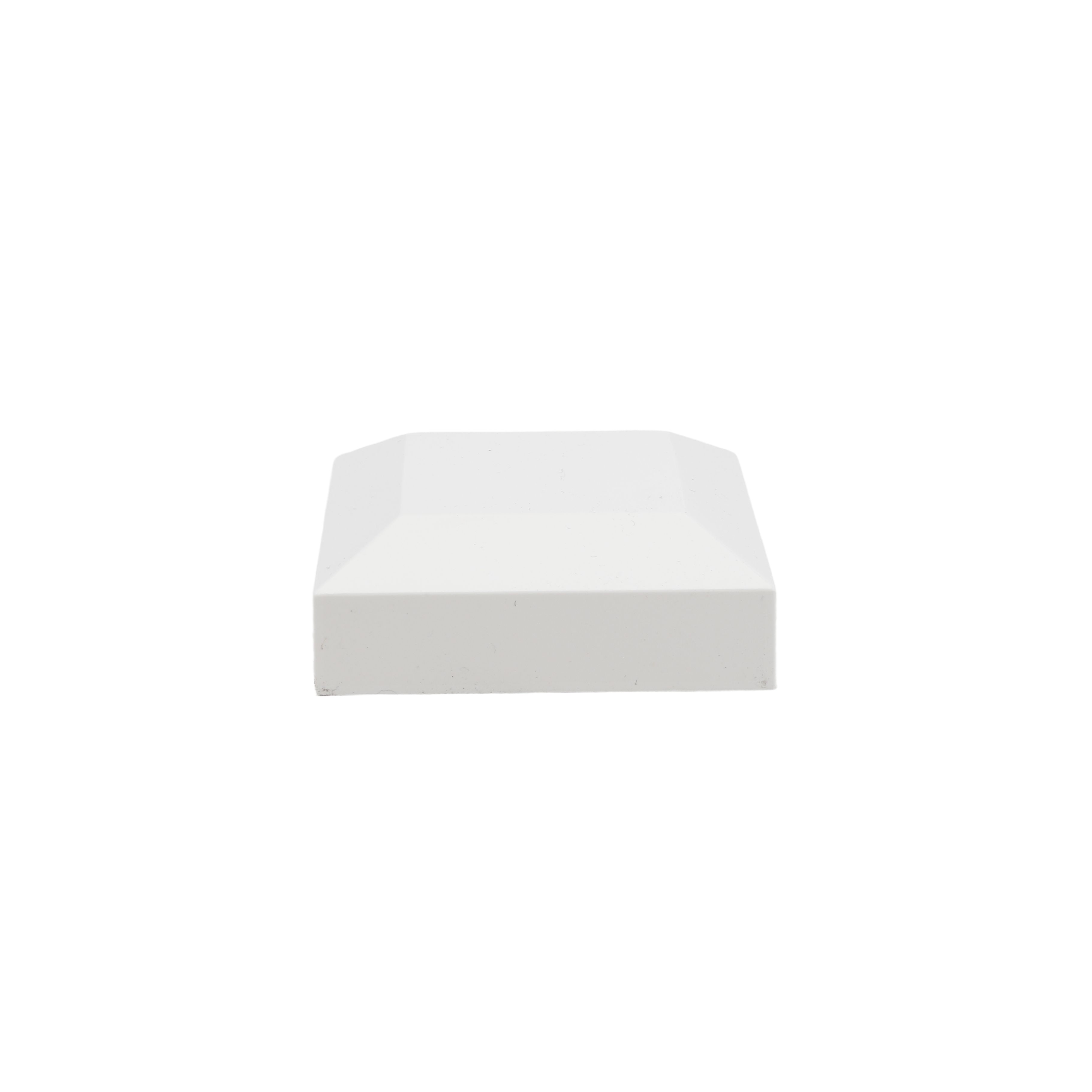 2 1/2" x 2 1/2" Sq. Vinyl Post Cap For Aluminum Post (White) - 1907W ...
