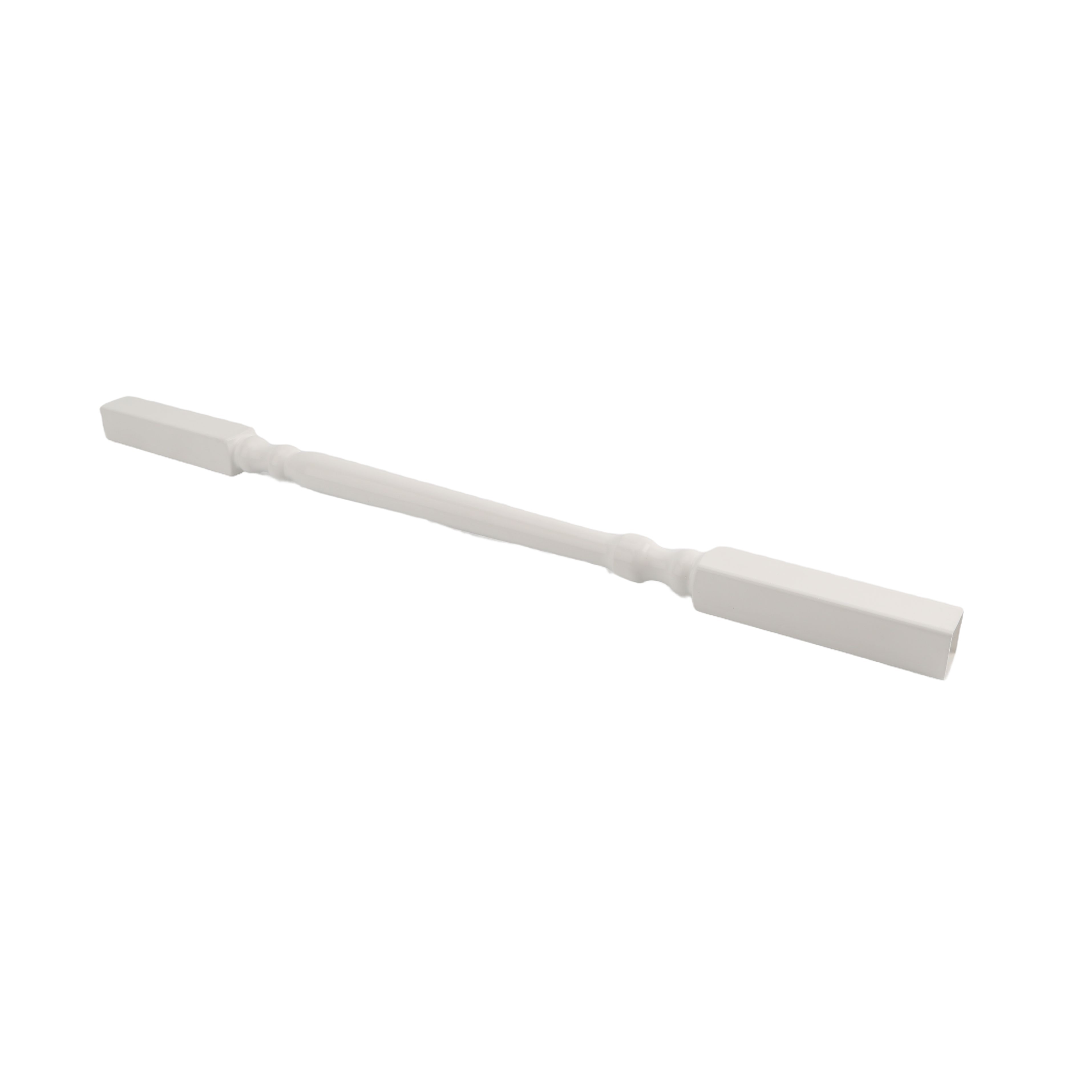 LMT 1 1/2" Sq Customizable Length Colonial Baluster Thermoformed Vinyl ...