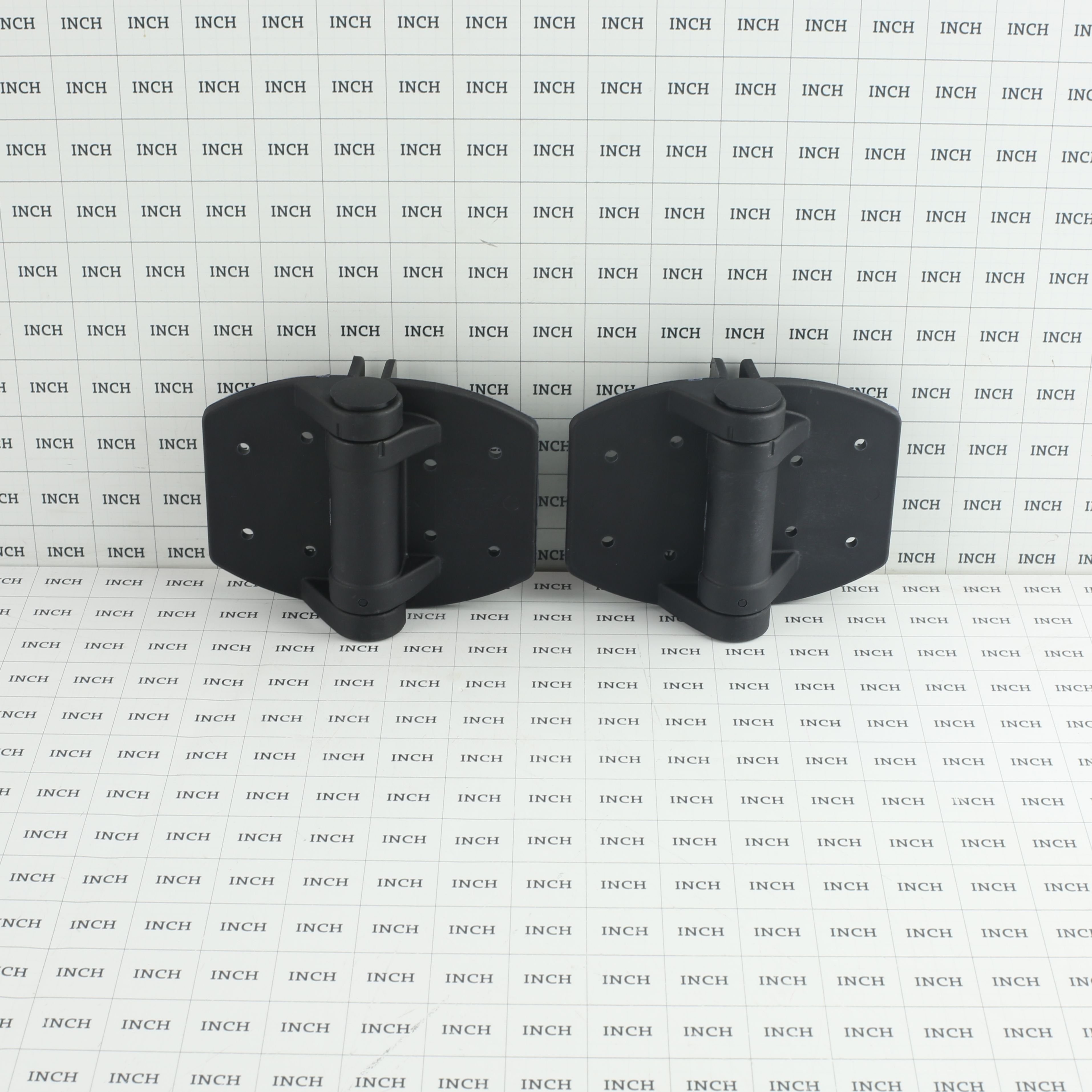 LMT Nylon Spring Loaded Gate Hinges (Black) | Vinyl Fence Fittings