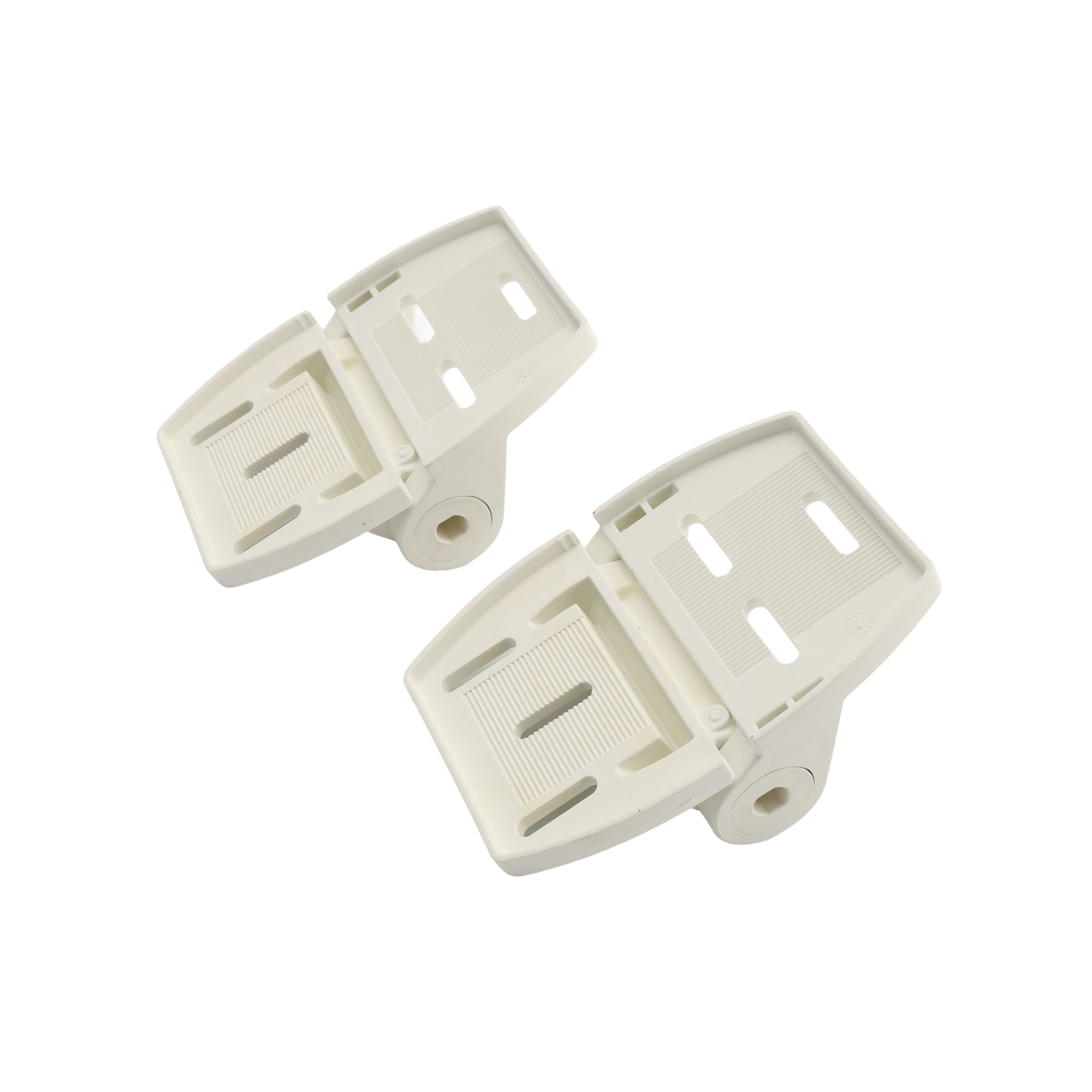 LMT Nylon Spring Loaded Gate Hinges (White) | Vinyl Fence Fittings