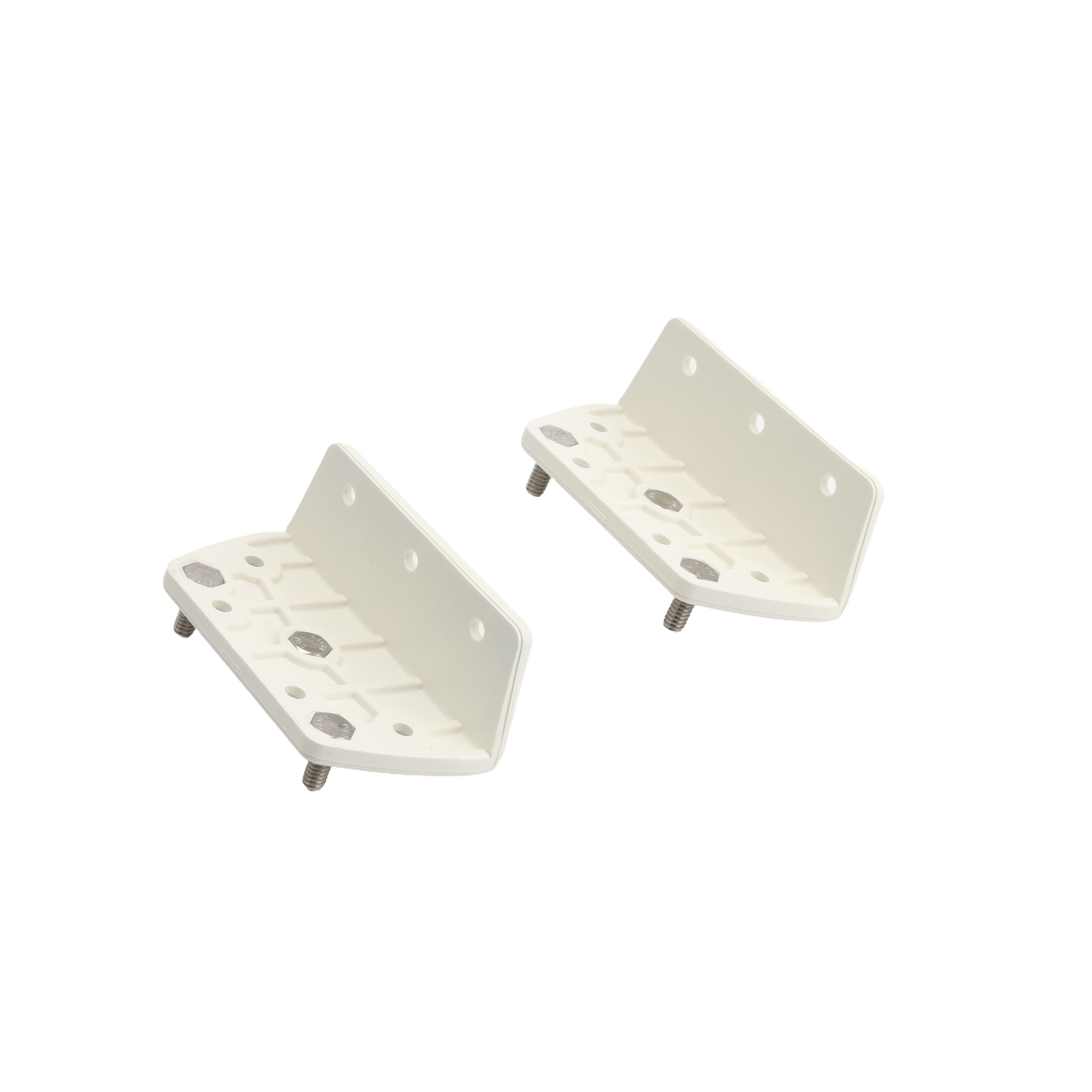 LMT Nylon Spring Loaded Gate Hinges (White) | Vinyl Fence Fittings