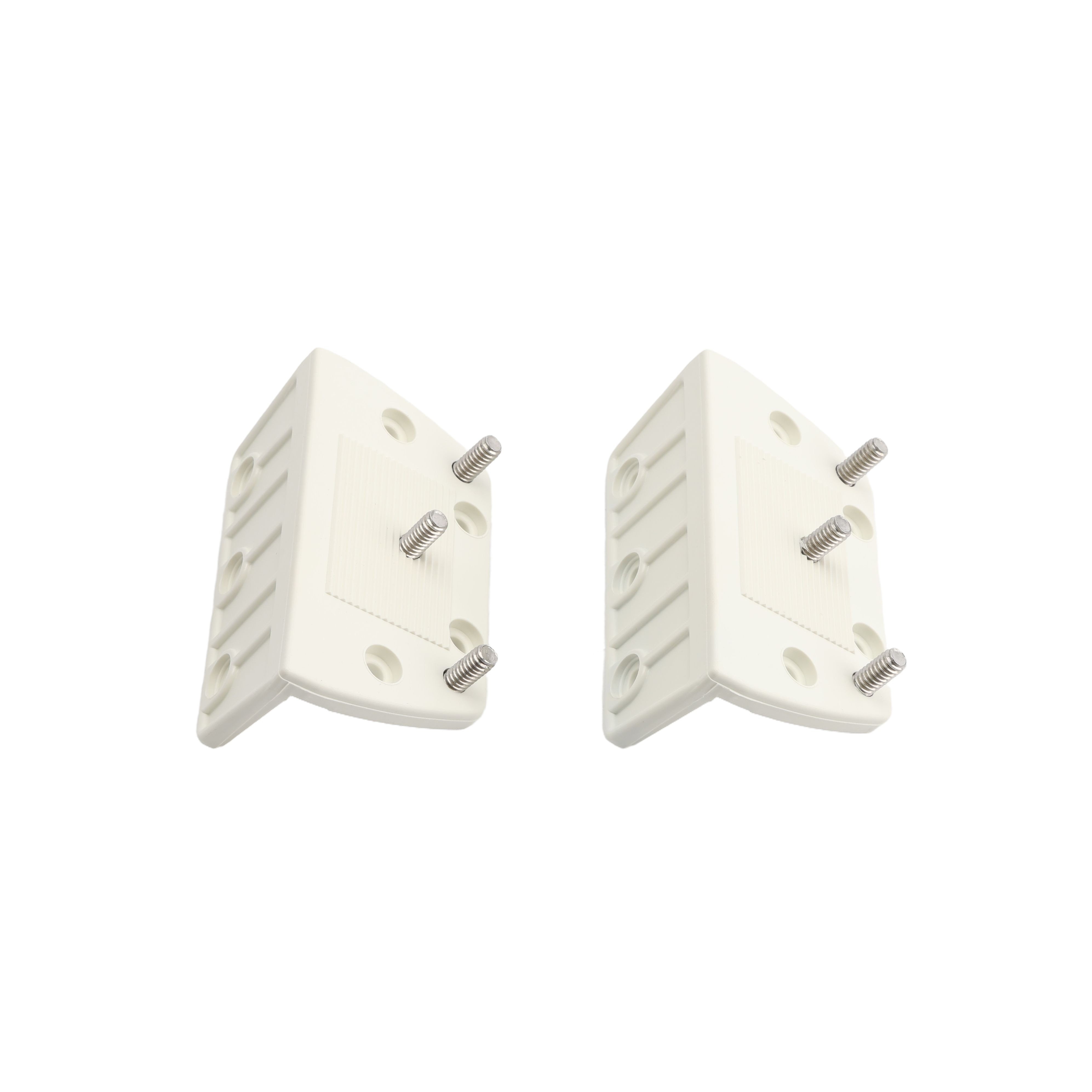 LMT Nylon Spring Loaded Gate Hinges (White) | Vinyl Fence Fittings