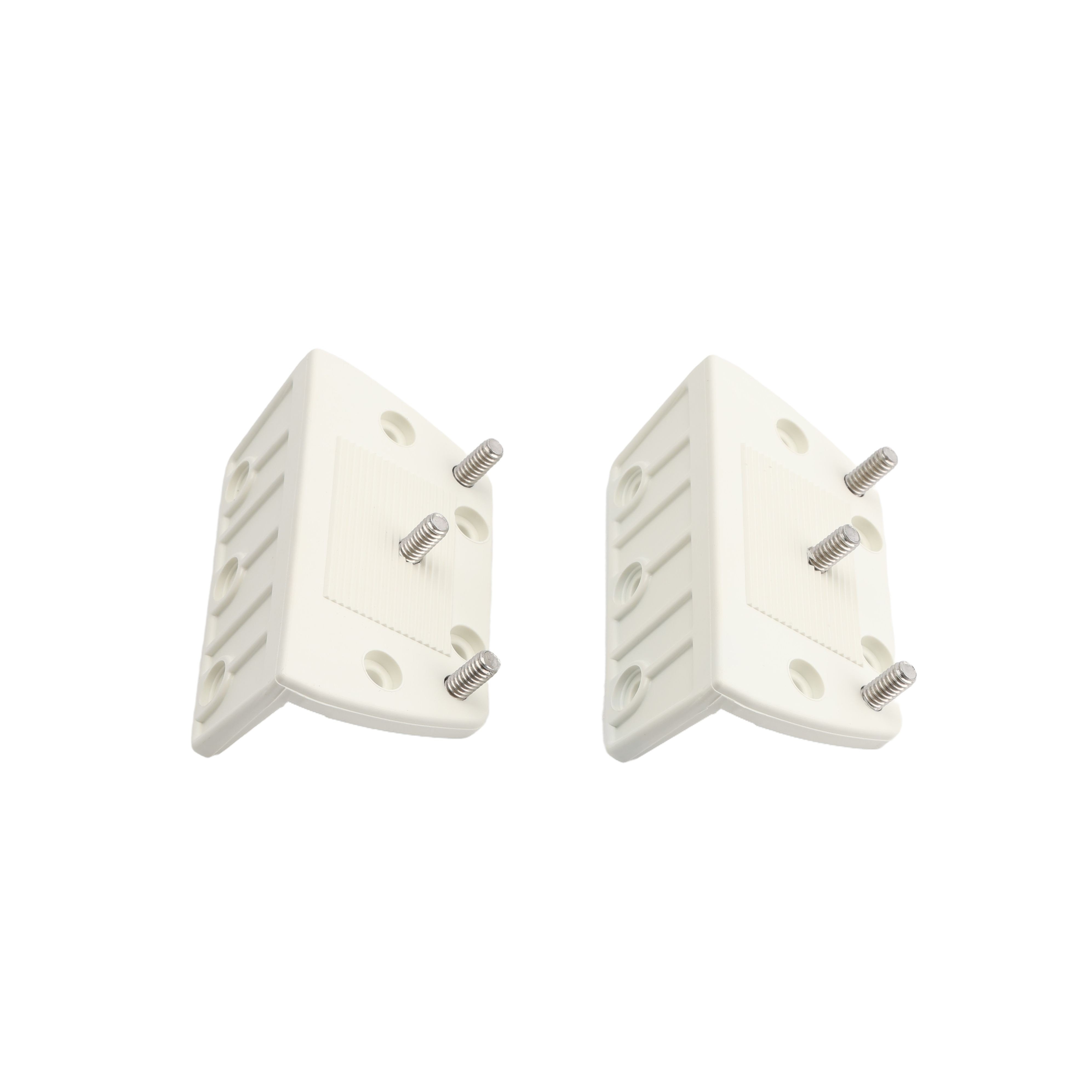 LMT Nylon Spring Loaded Gate Hinges (White) | Vinyl Fence Fittings