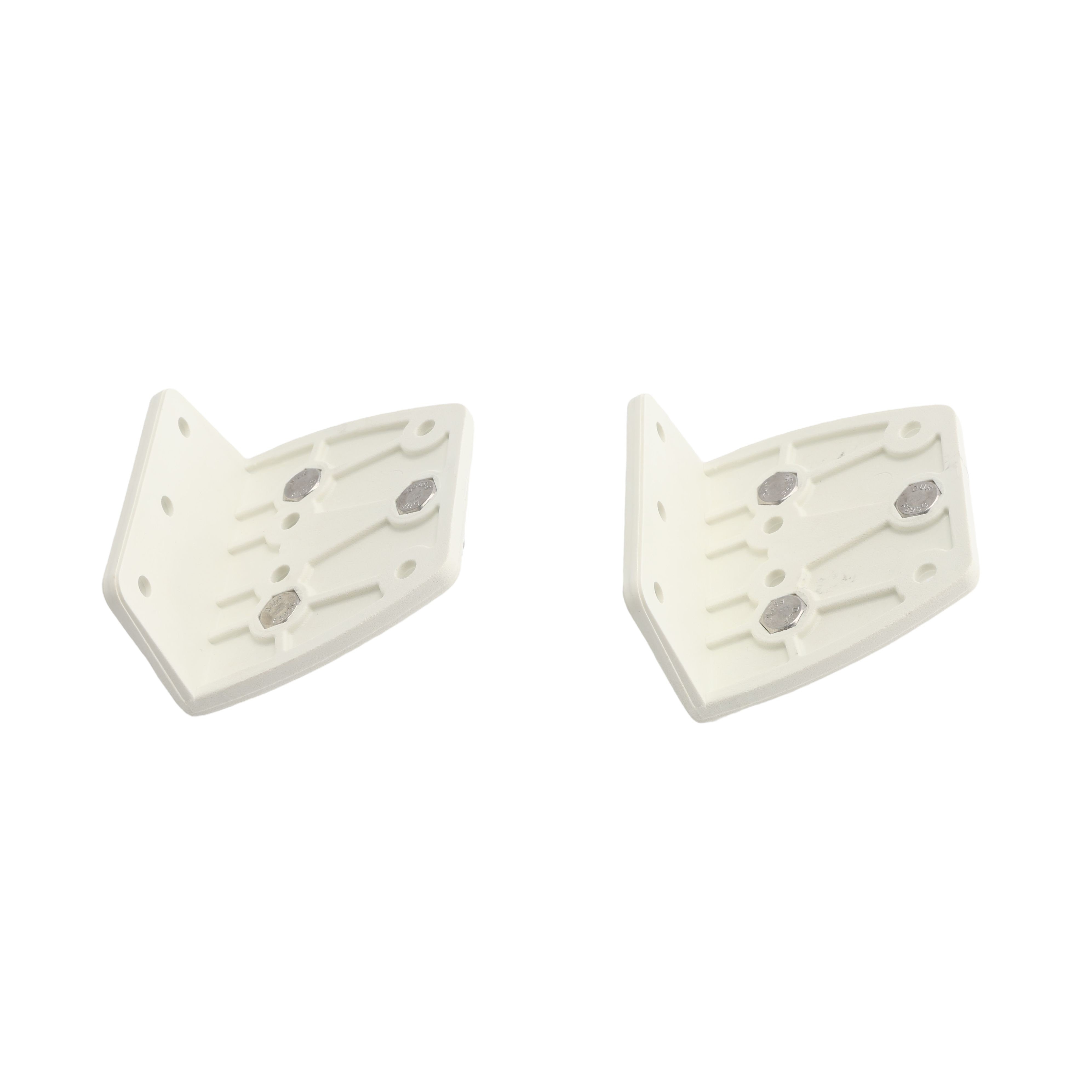 LMT Nylon Spring Loaded Gate Hinges (White) | Vinyl Fence Fittings