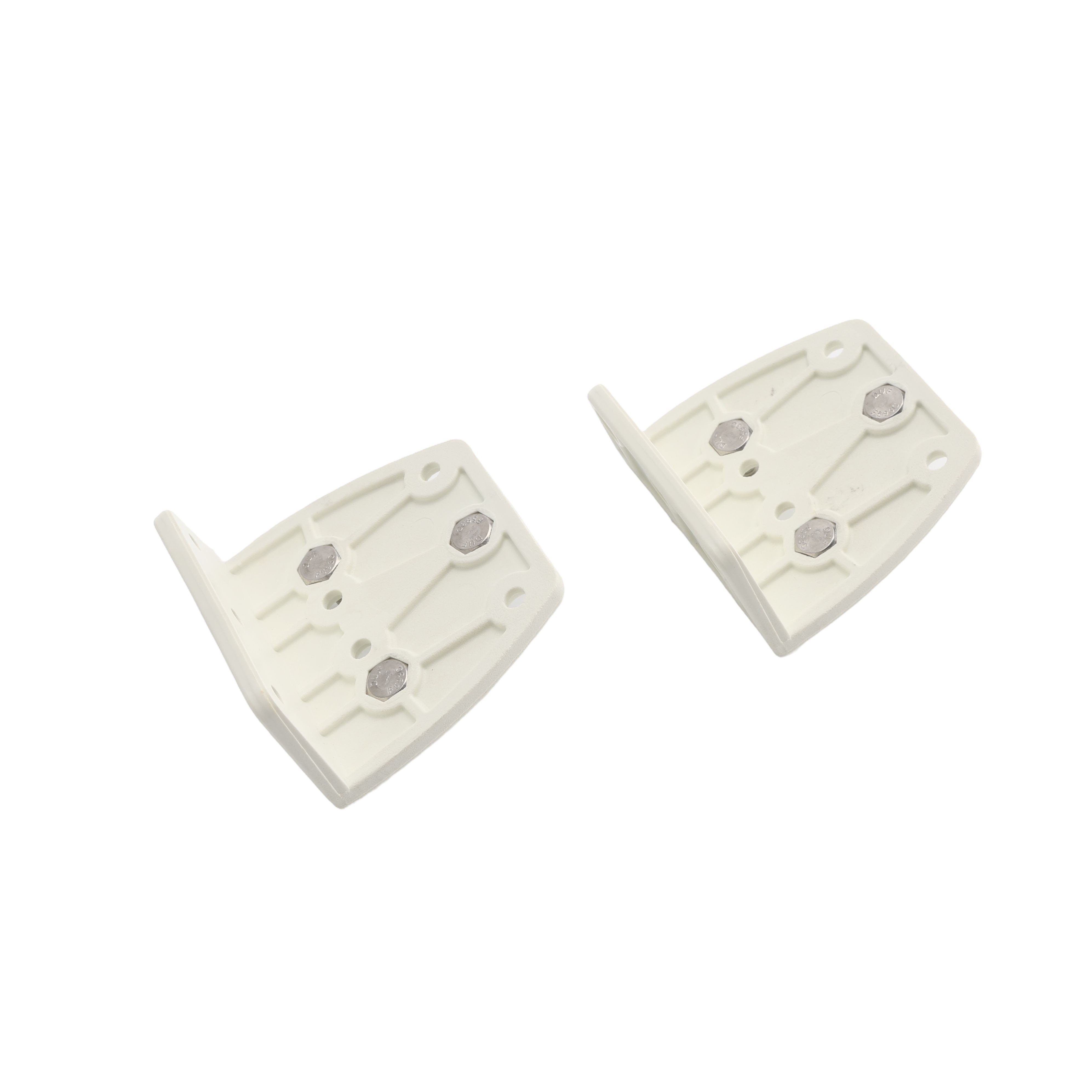 LMT Nylon Spring Loaded Gate Hinges (White) | Vinyl Fence Fittings