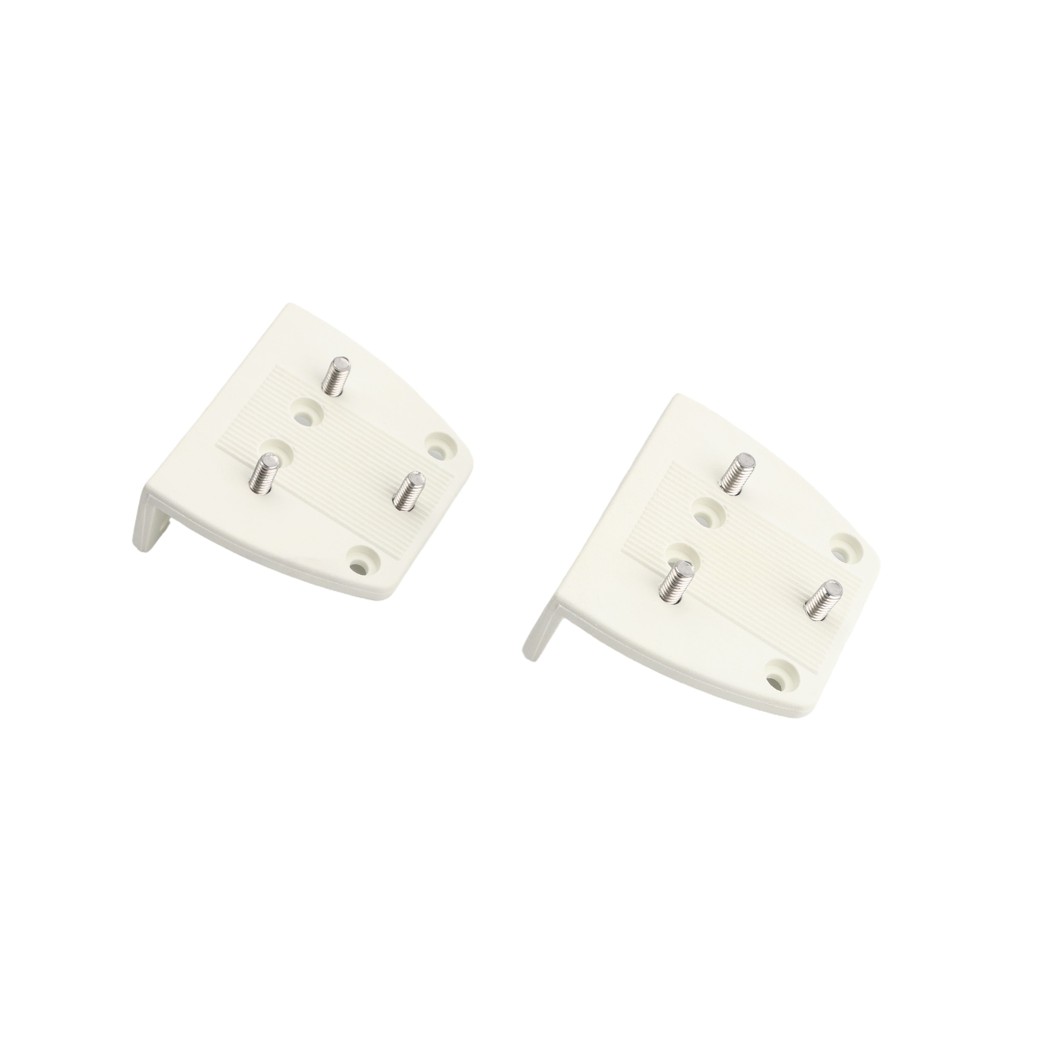 LMT Nylon Spring Loaded Gate Hinges (White) | Vinyl Fence Fittings