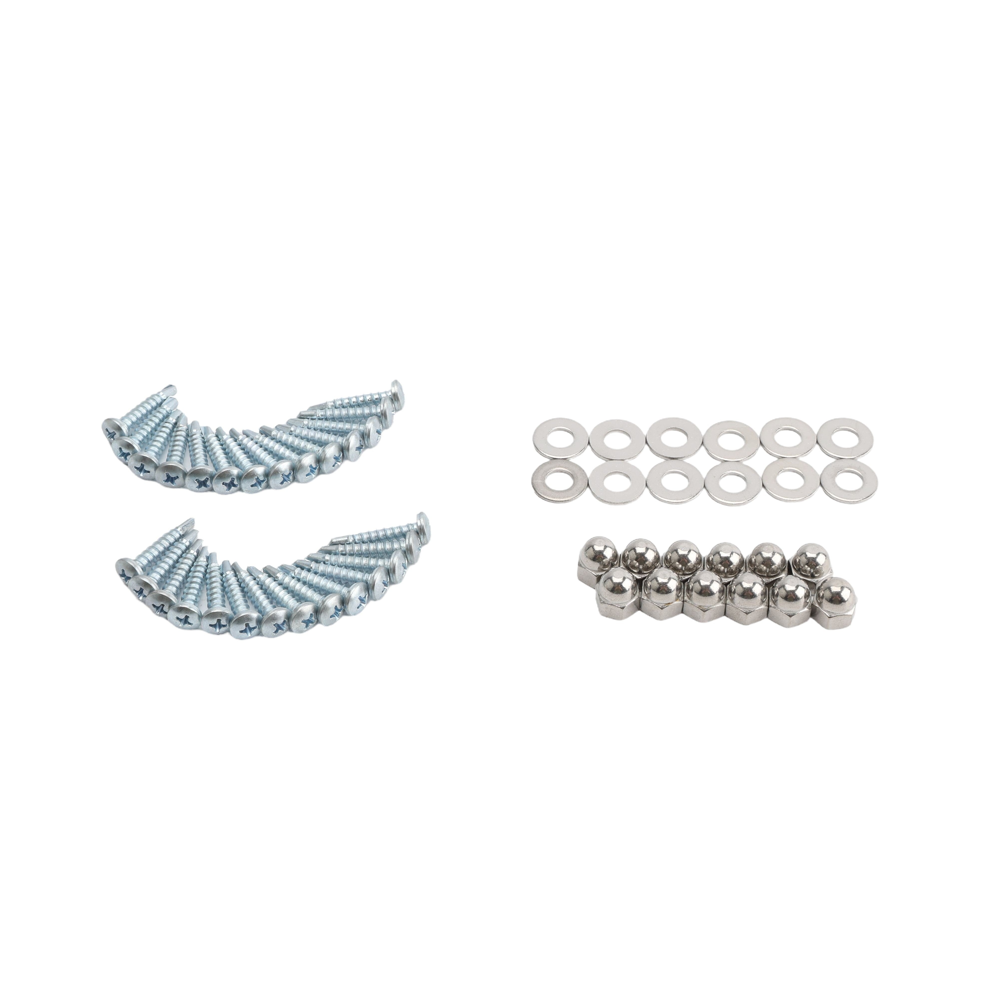 LMT Nylon Spring Loaded Gate Hinges (White) | Vinyl Fence Fittings