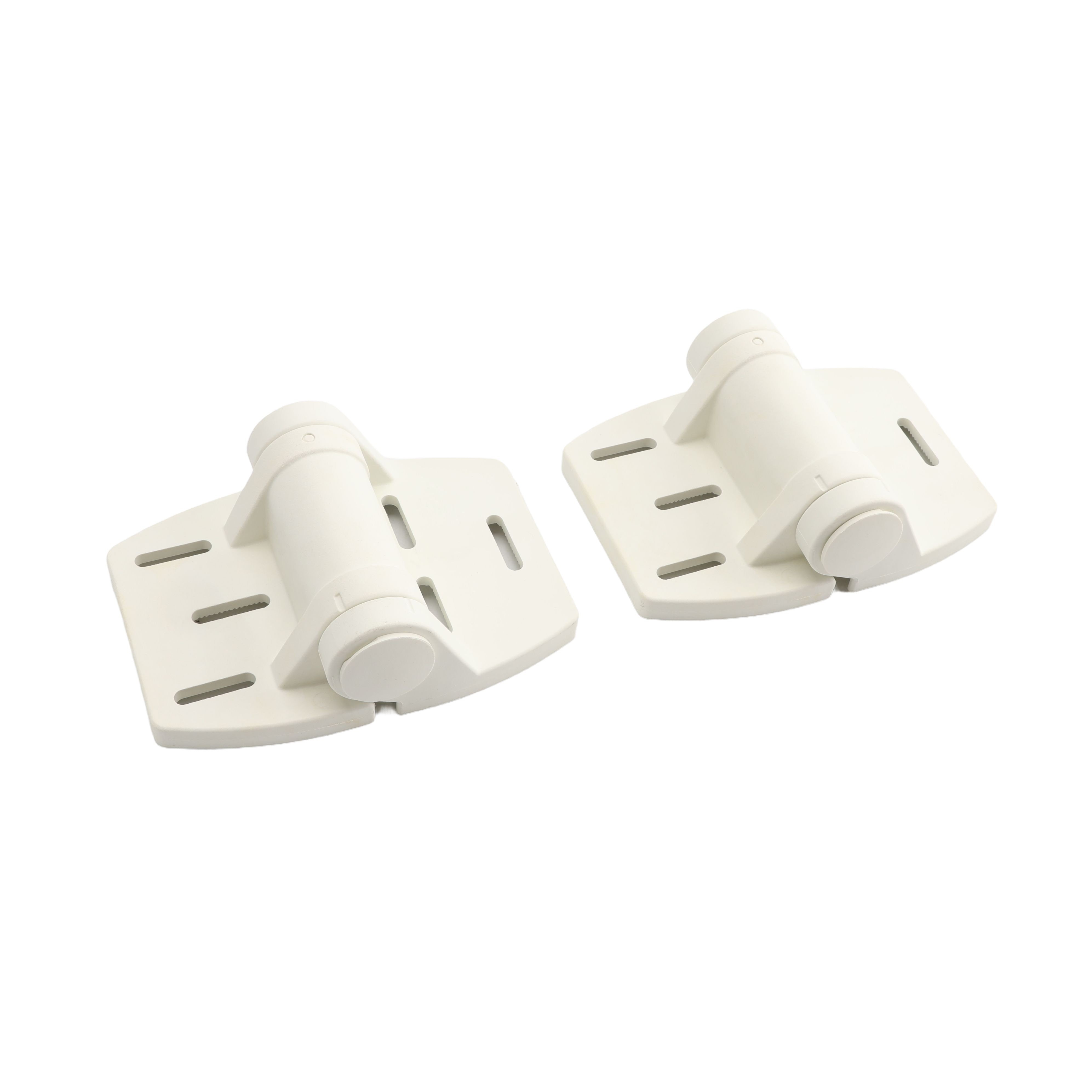 LMT Nylon Spring Loaded Gate Hinges (White) | Vinyl Fence Fittings