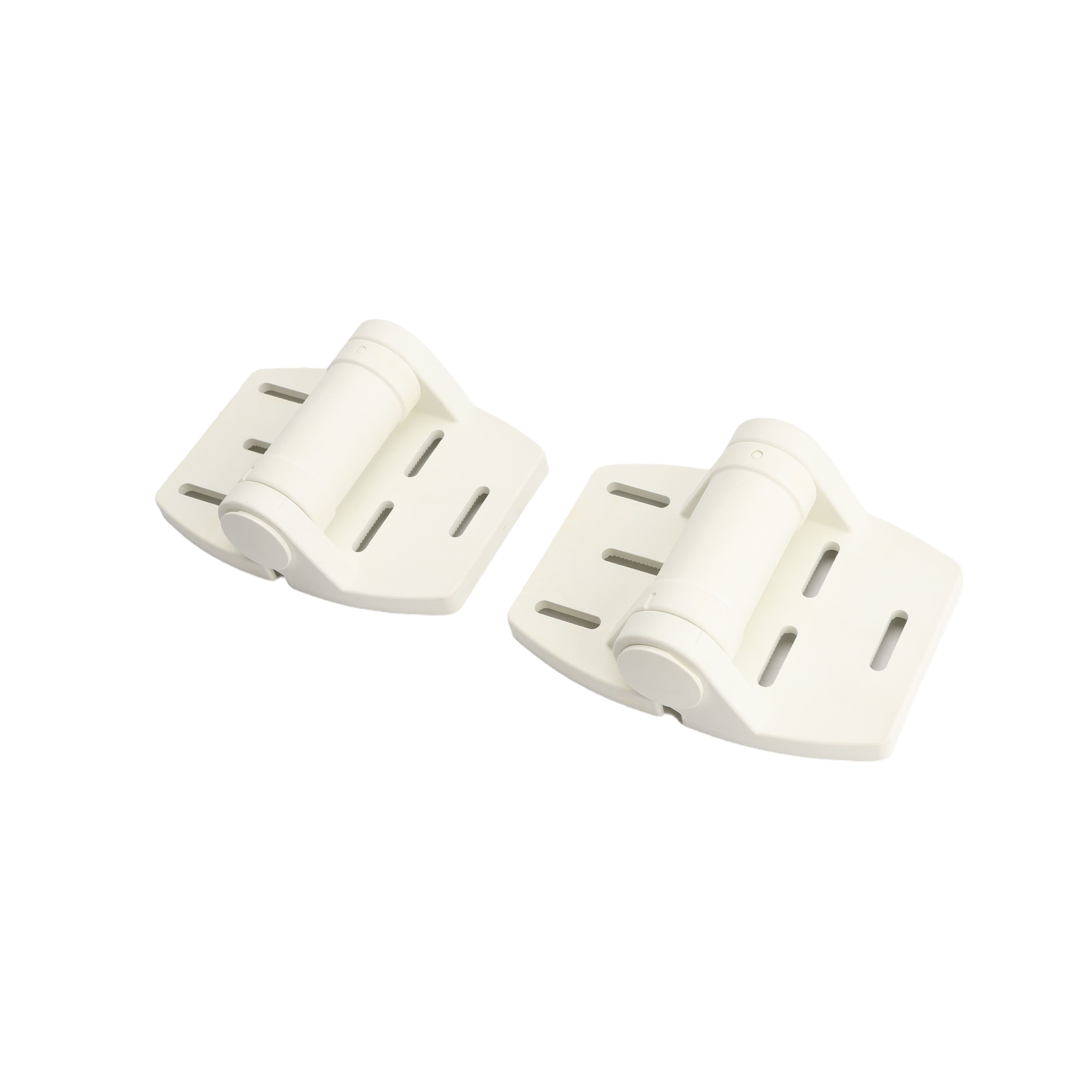 LMT Nylon Spring Loaded Gate Hinges (White) | Vinyl Fence Fittings