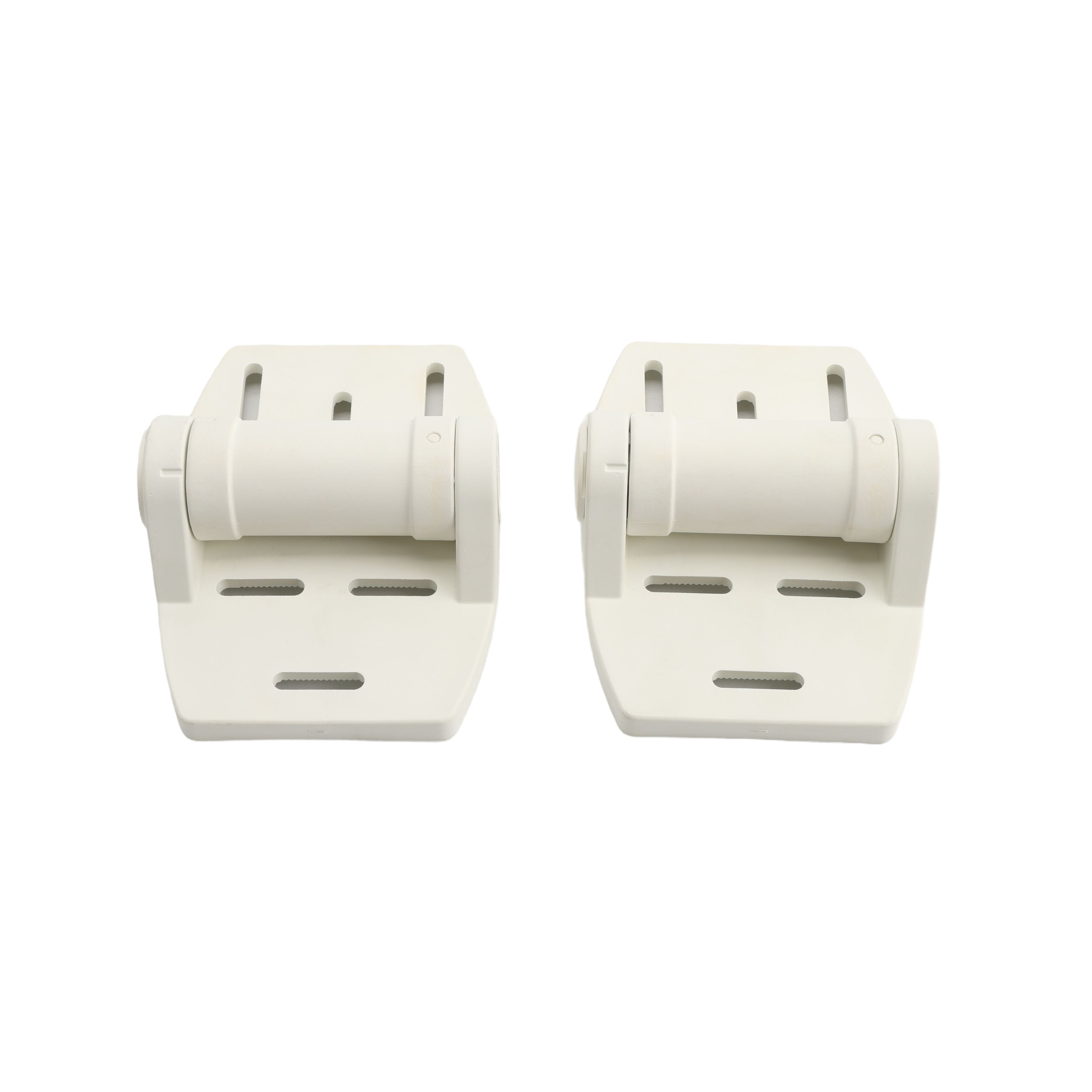 LMT Nylon Spring Loaded Gate Hinges (White) | Vinyl Fence Fittings