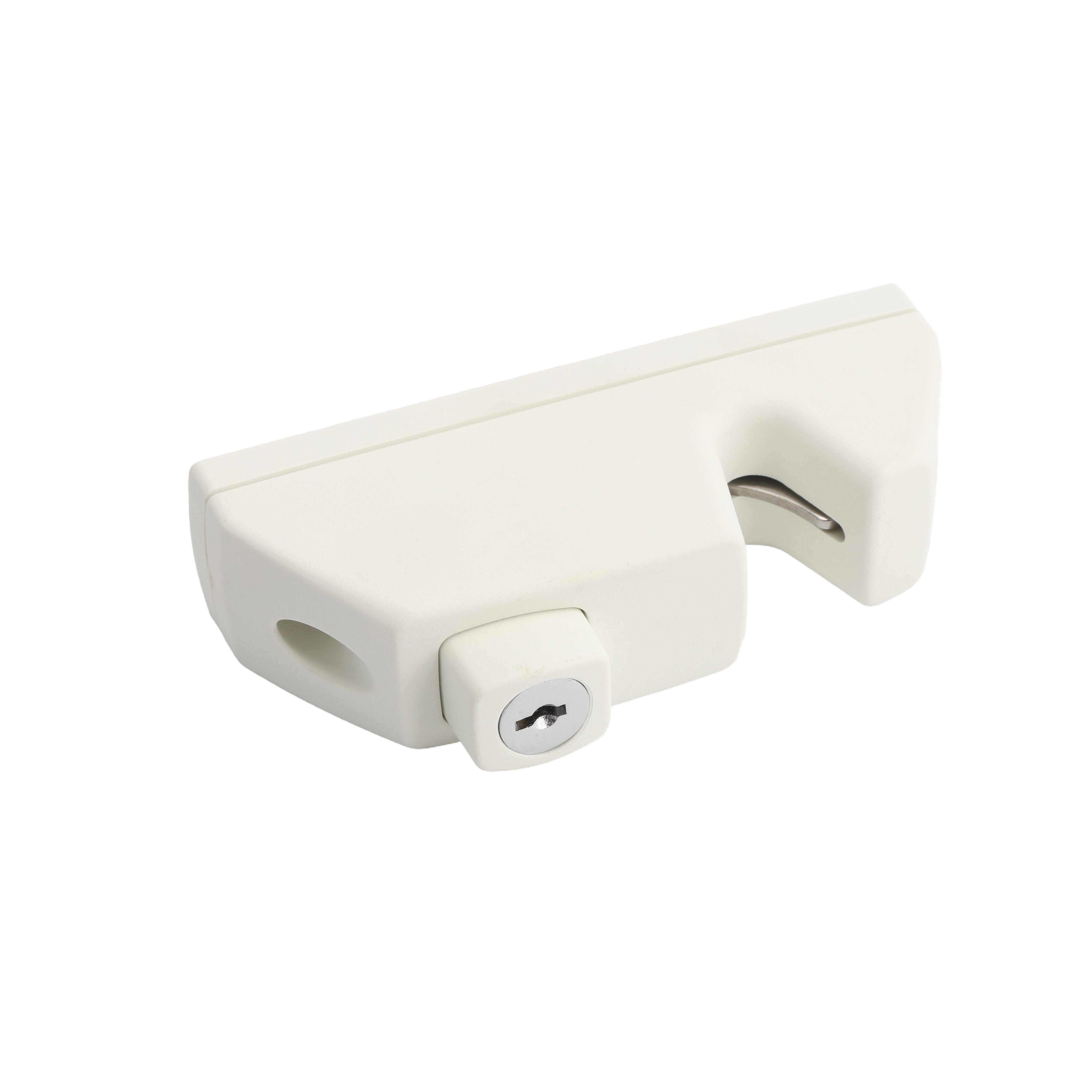 LMT Nylon Locking Gate Latch w/ Exterior Entry (White) - Nylon Gate ...