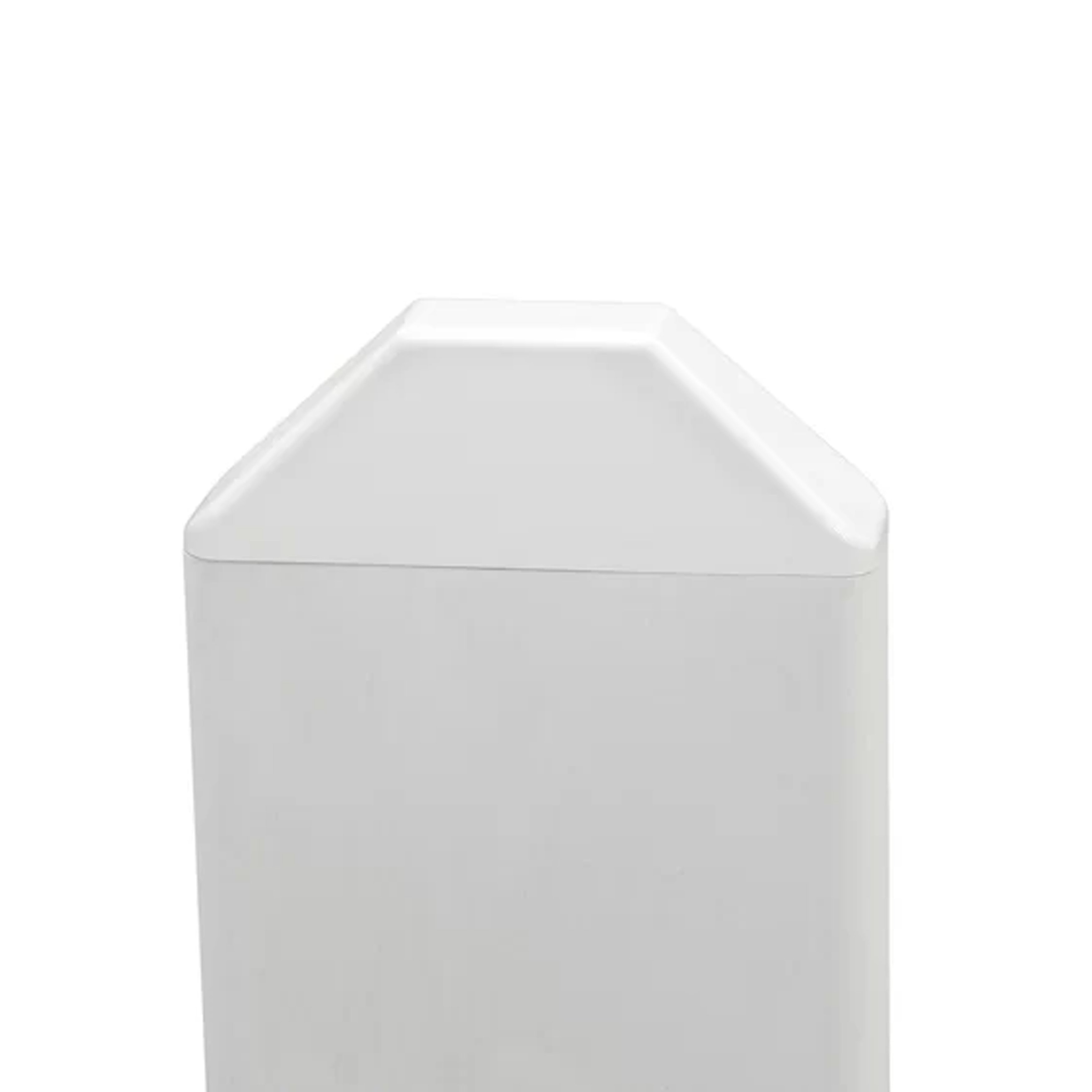 LMT 7/8" x 3" Self-Locking Dog Ear Vinyl Picket Cap for Vinyl Fence ...