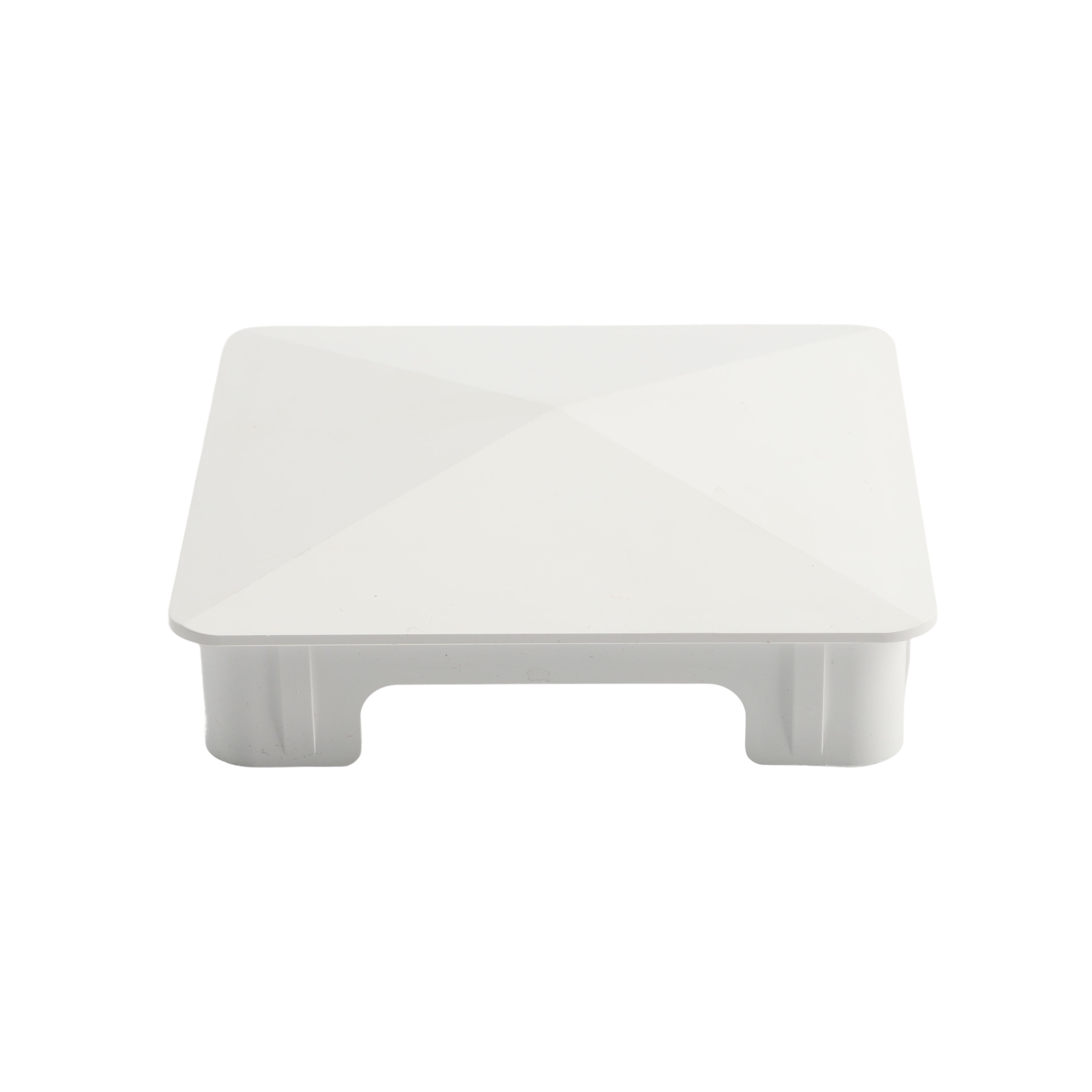 Bufftech Flat Internal Vinyl Post Cap 5" x 5" | Vinyl Fence Fittings