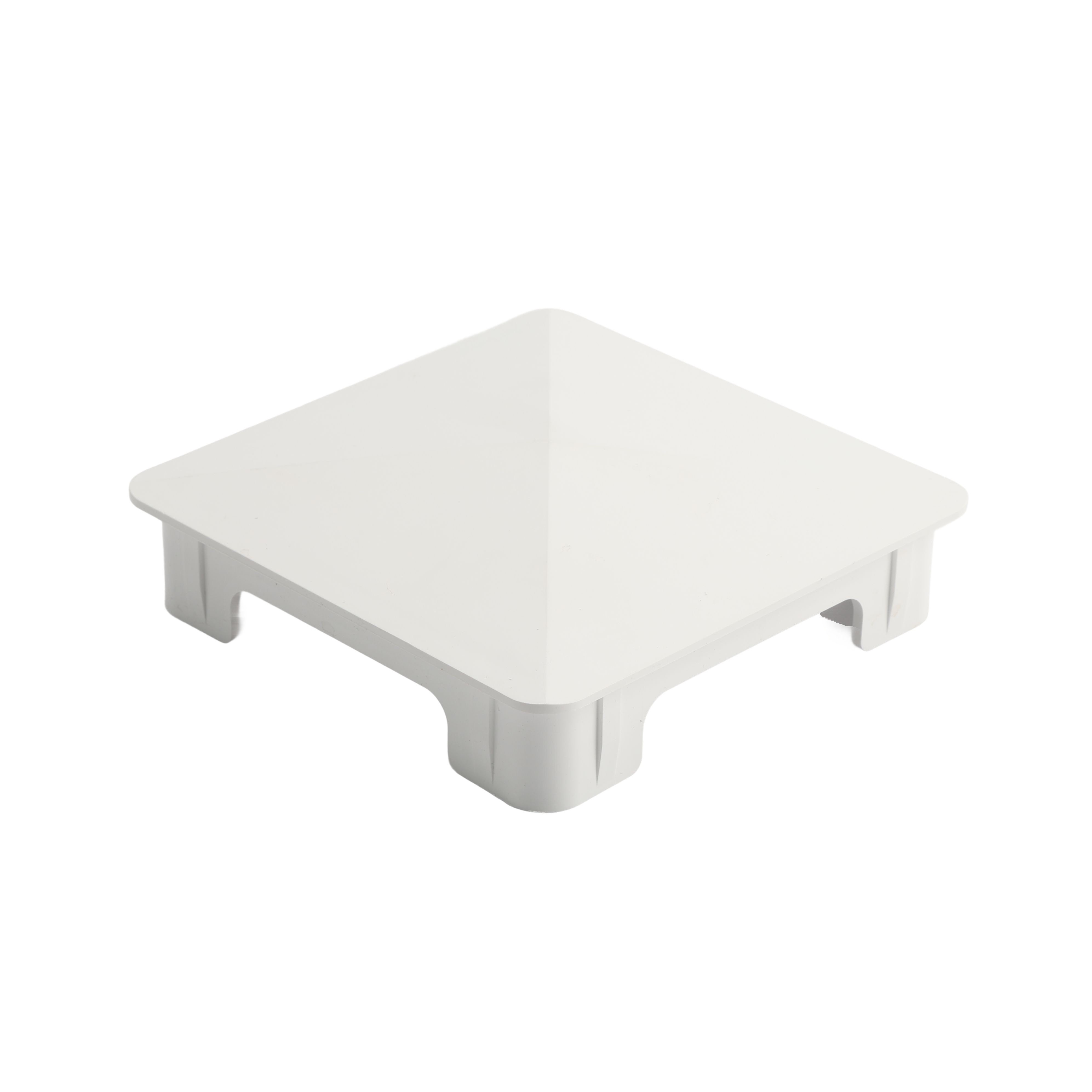 Bufftech Flat Internal Vinyl Post Cap 5" x 5" | Vinyl Fence Fittings
