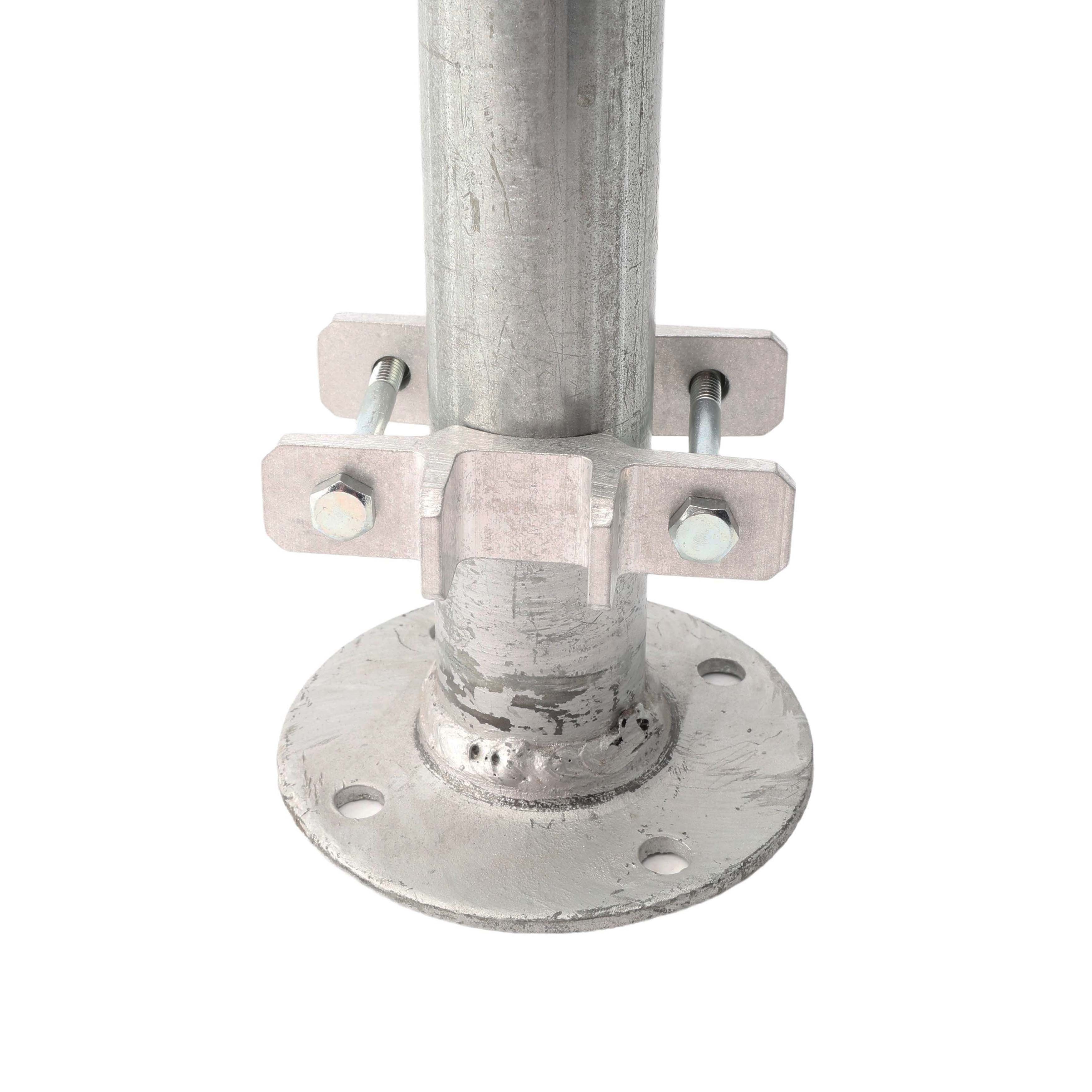 Bufftech 4" x 4" Post EZ Set Brackets for 1 5/8 Round Post | Vinyl ...