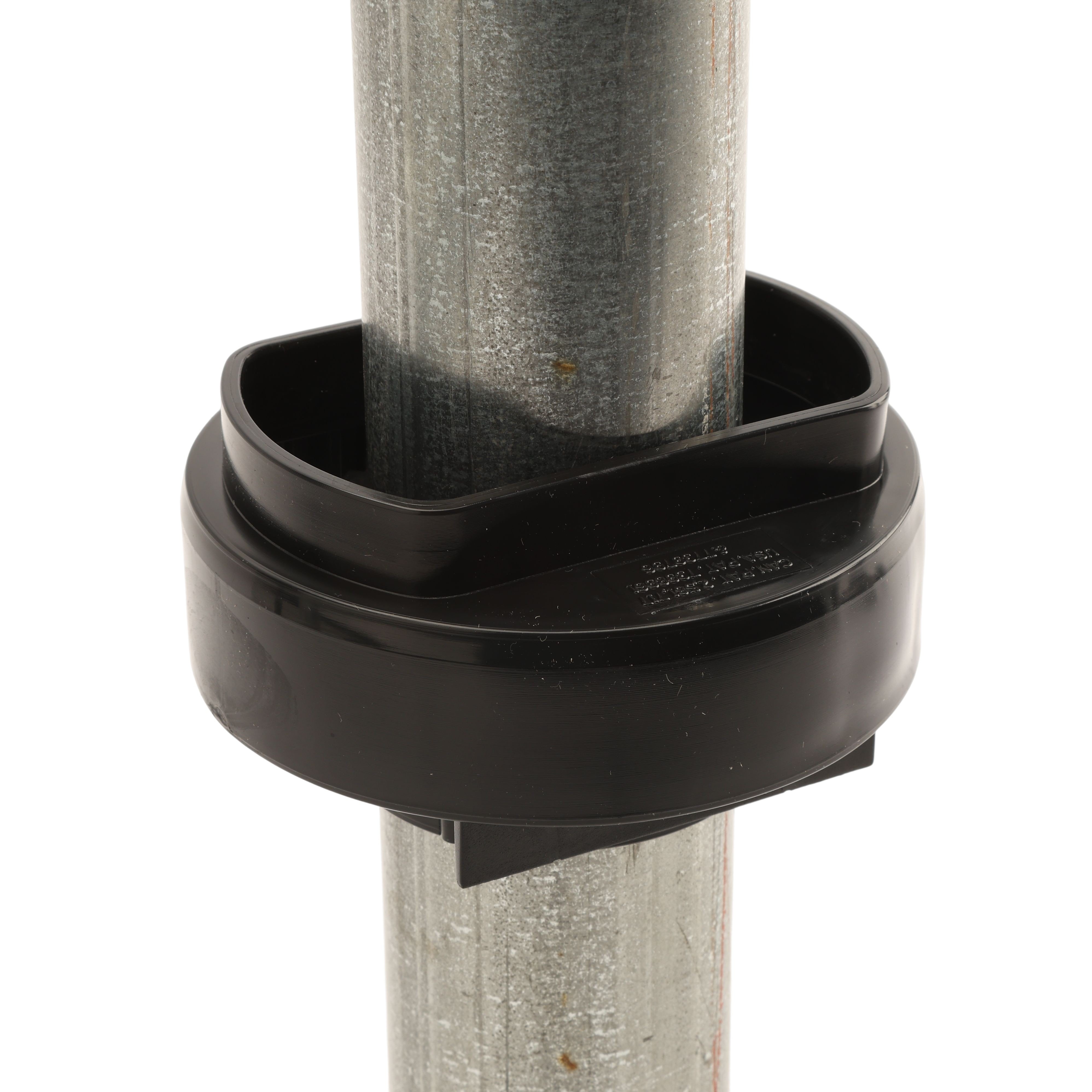 5" Adjustable 2-Piece Post Socket Adjustable Pocket Rail Vinyl Fence ...