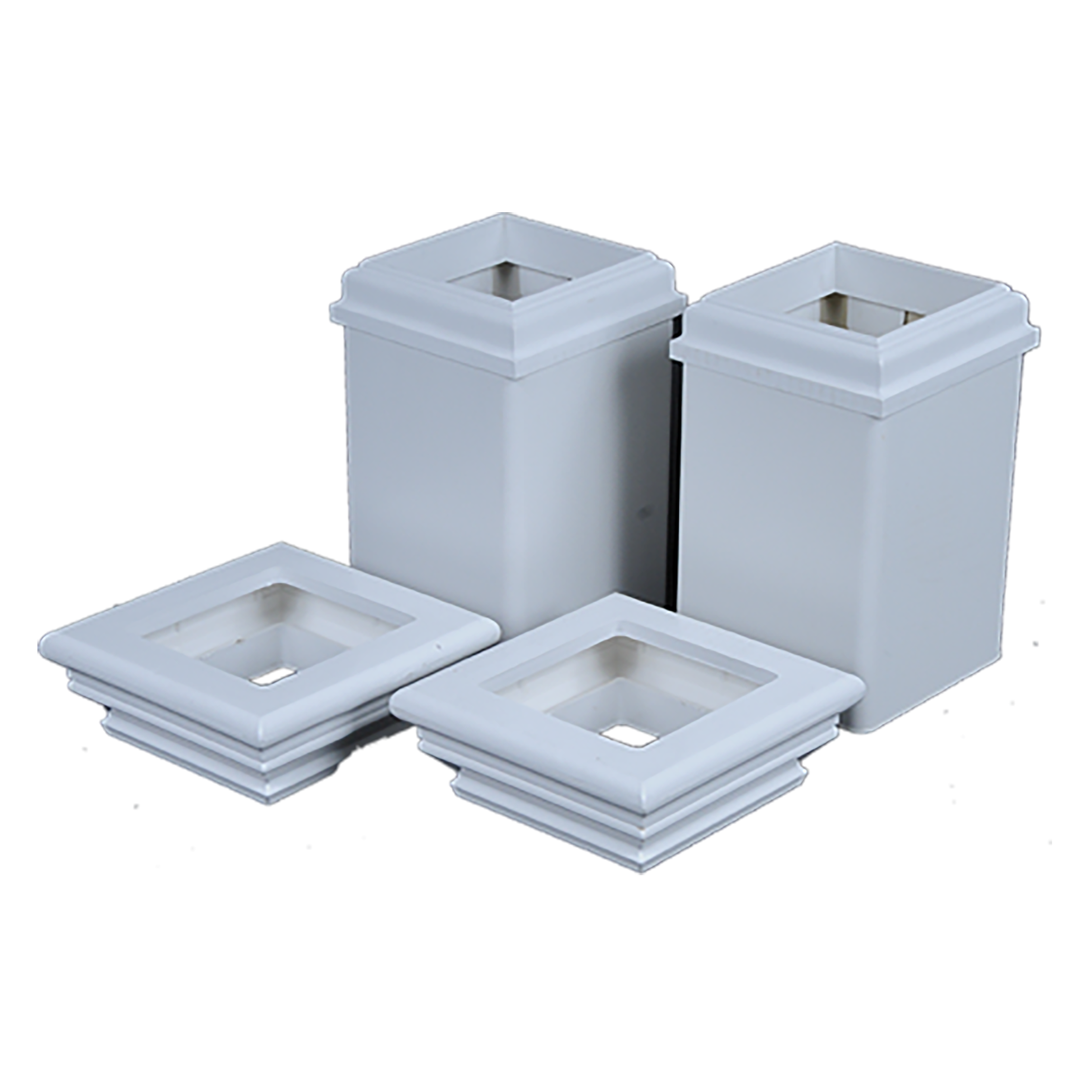 white square plastic trim