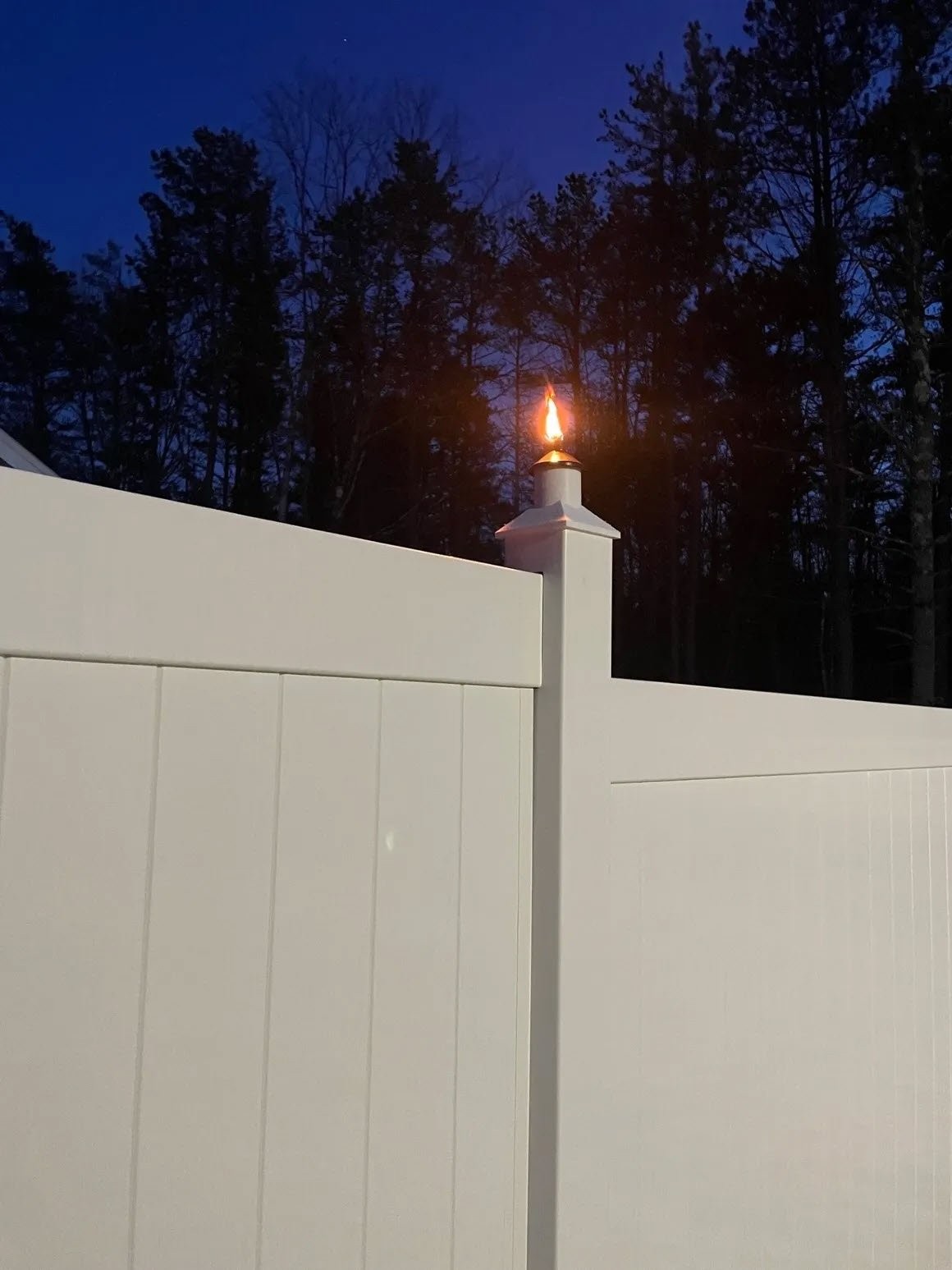 BuzzCap 5" x 5" or 4" x 4" Mosquito Tiki Torch Post Cap - White | Vinyl ...