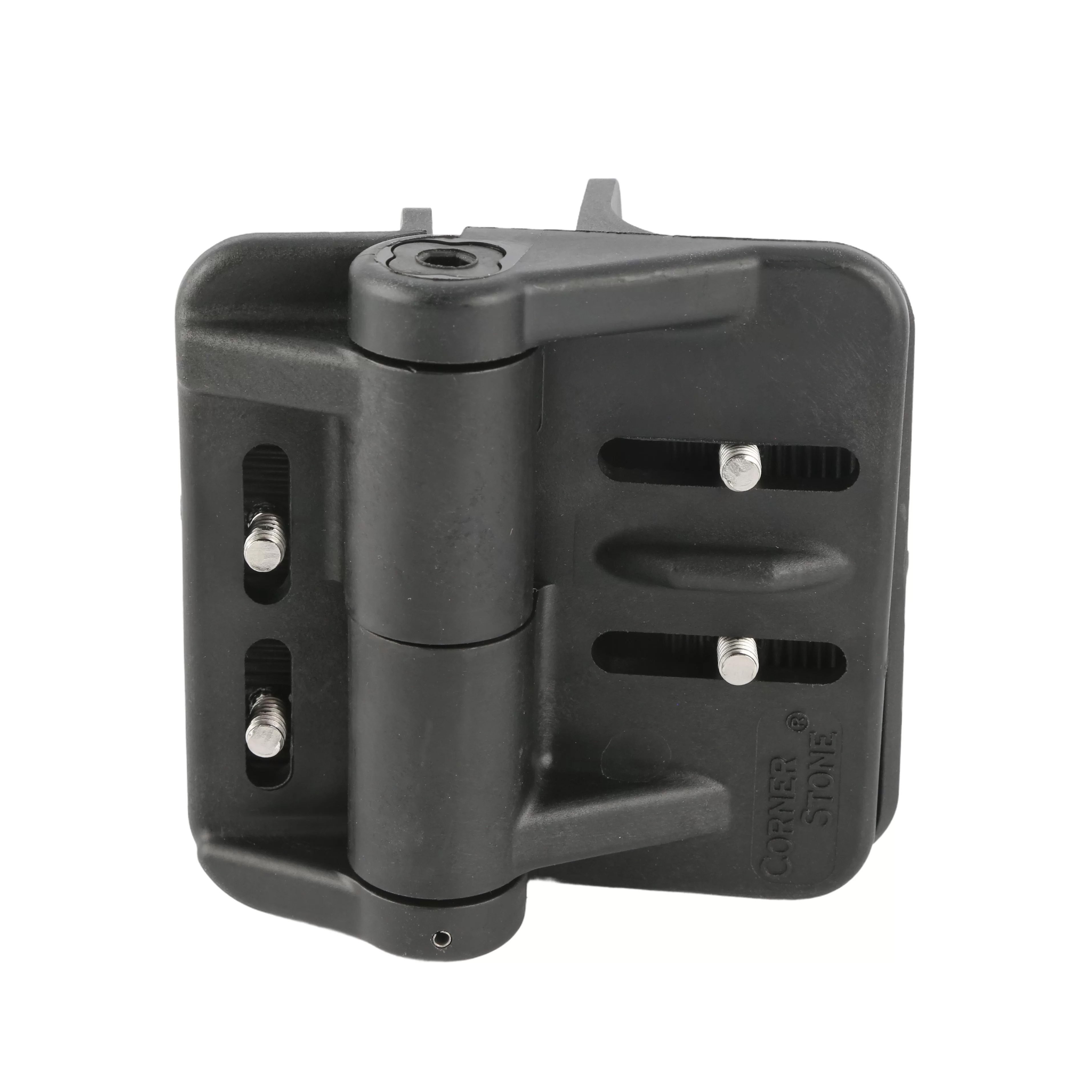 LMT Heavy-Duty Self-Closing Adjustable Gate Hinges for 1 5/8" to 3" [2 ...