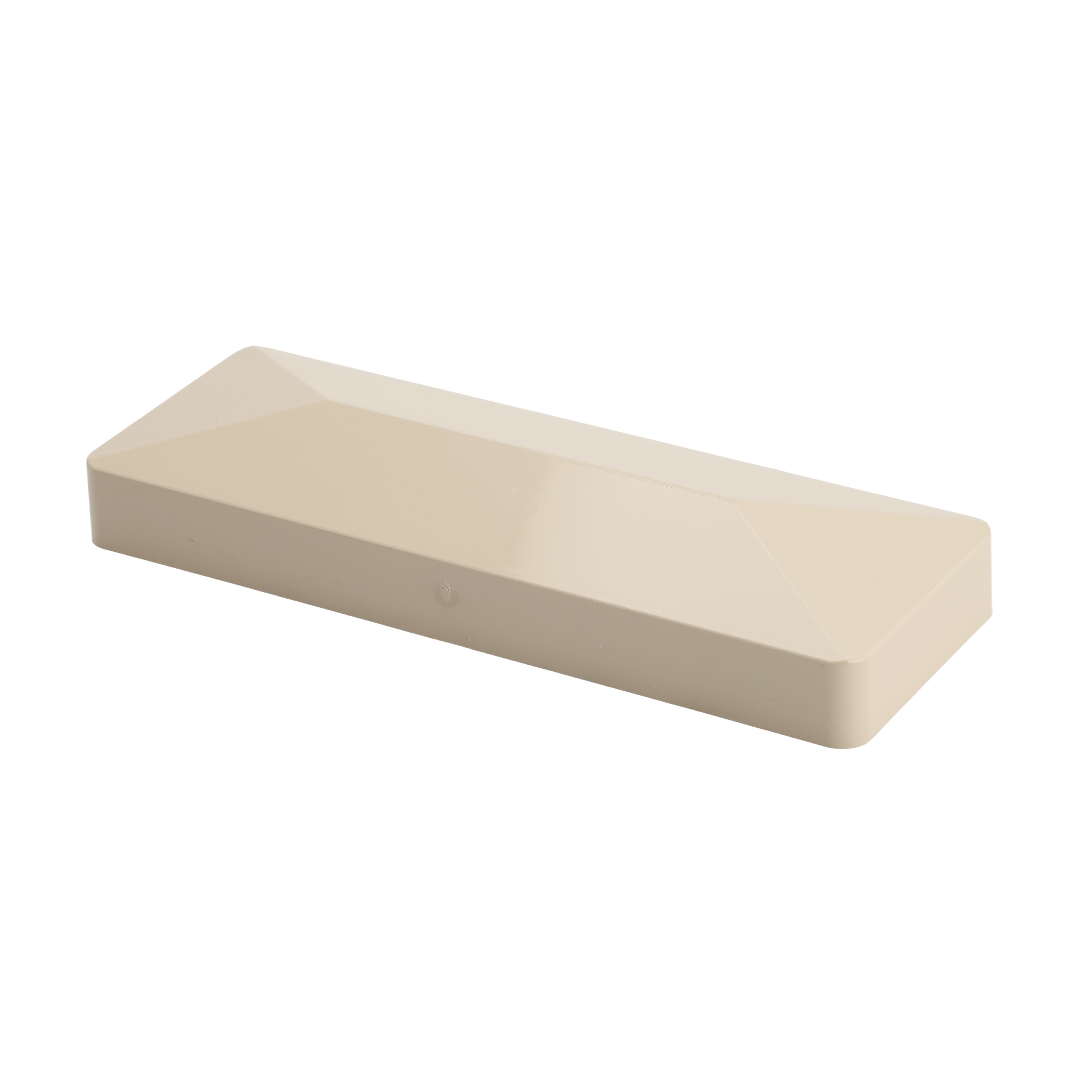 LMT 2" x 6" External Vinyl End Cap for Vinyl Fence Posts (Almond) - EEC ...