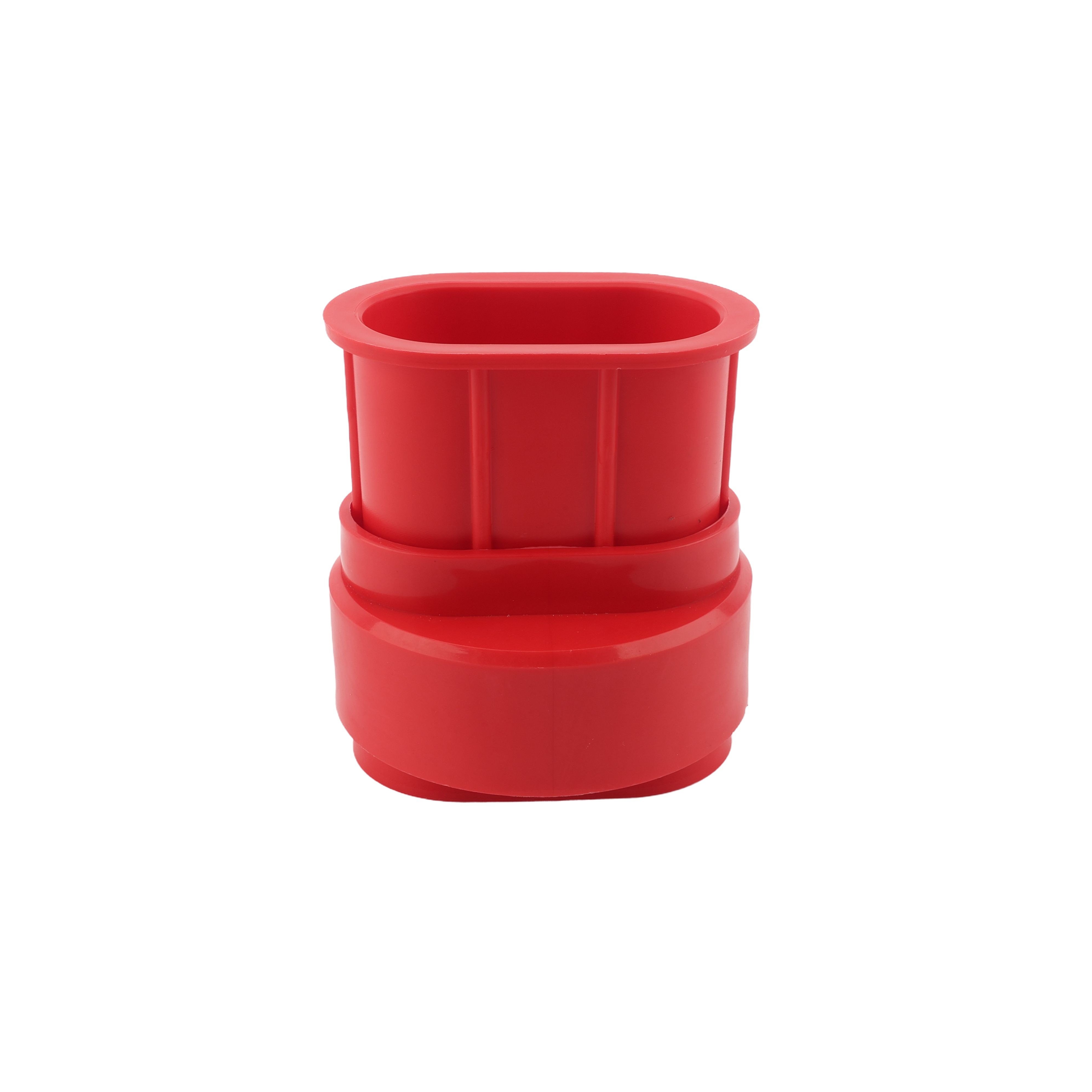 Red Heavy Duty Vinyl Fence Donut With Adapter For 5" x 5" Post and 2 ...