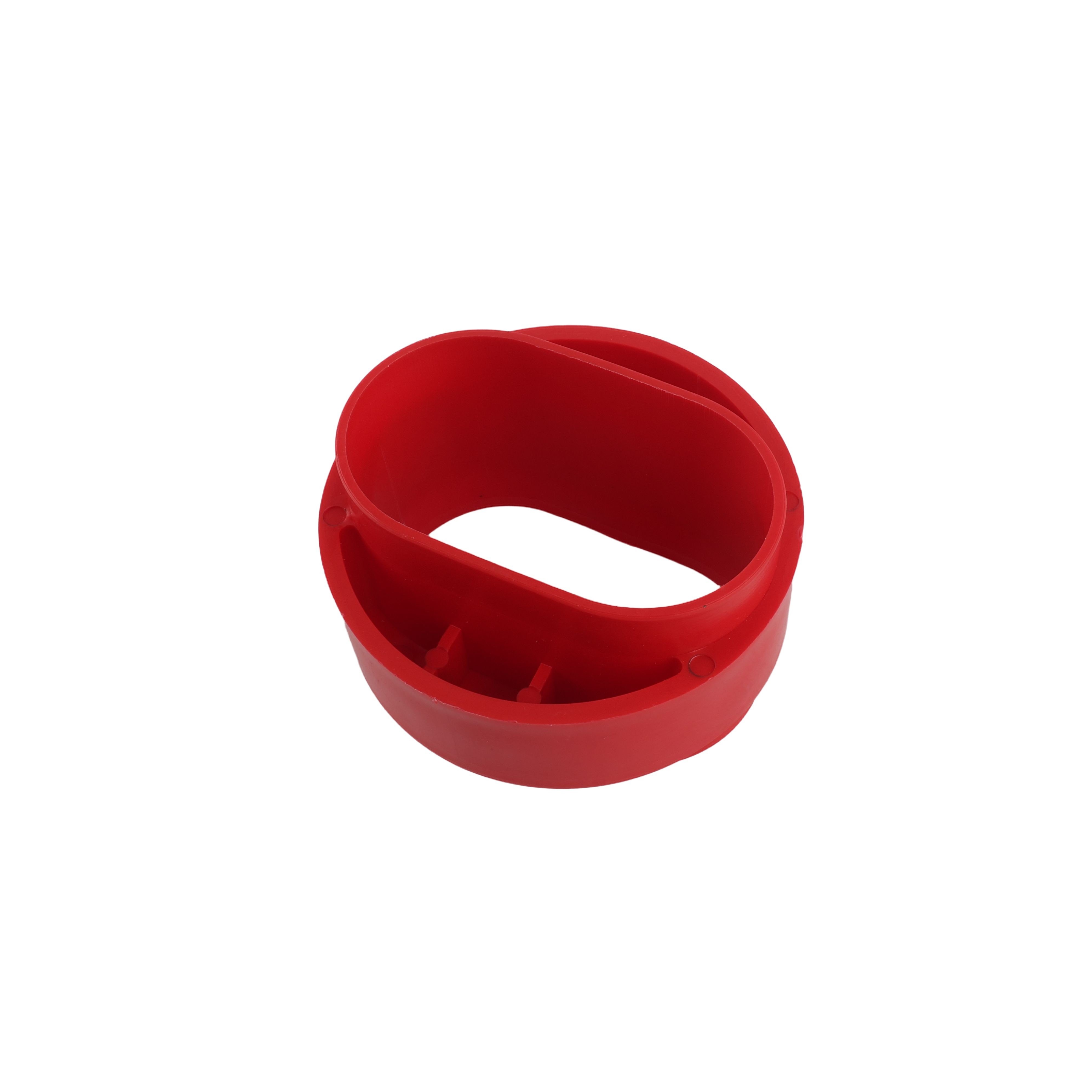 Red Professional Vinyl Fence Donut For 5" x 5" Vinyl Post and 2 1/2" (2 ...