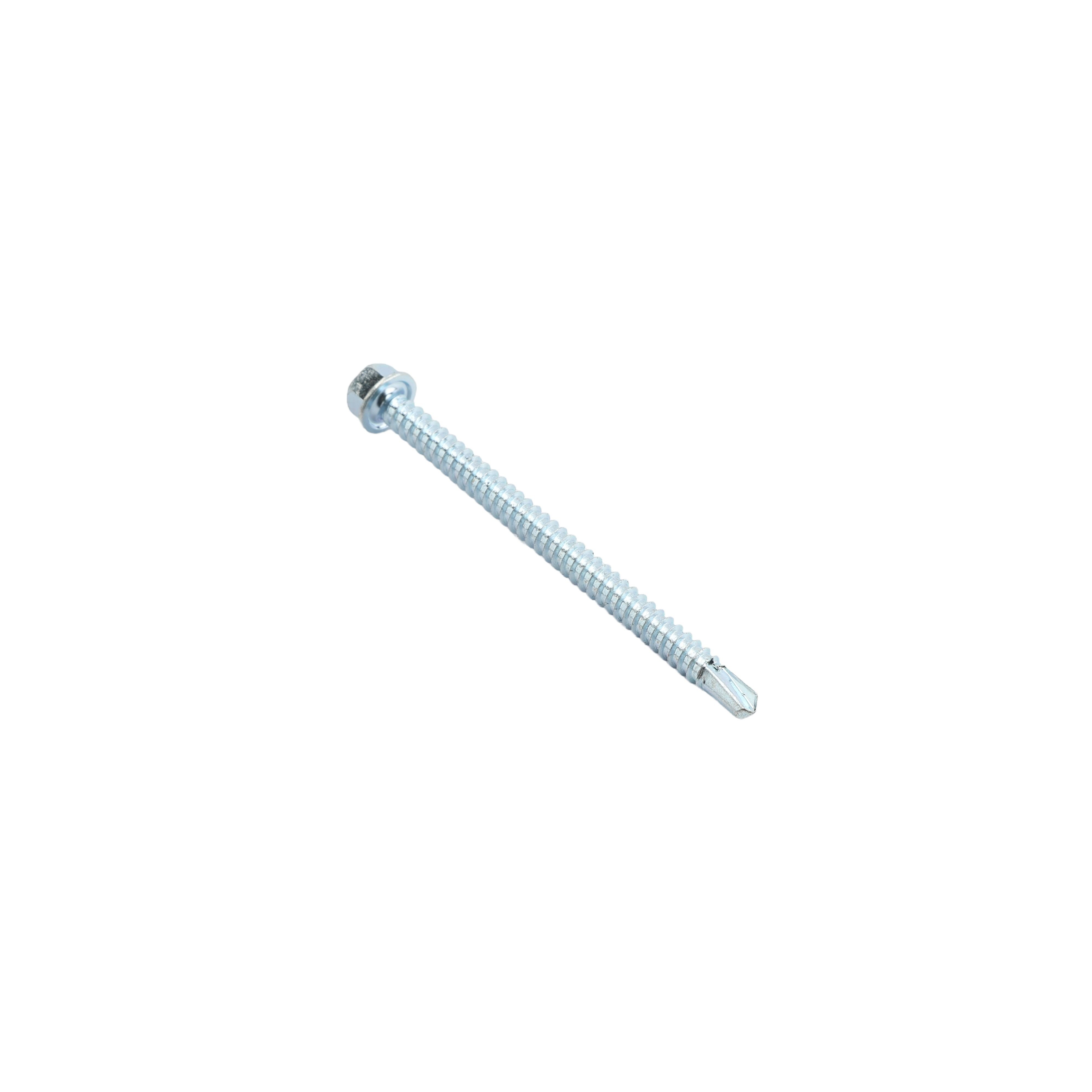 #12 x 3" Long Self Drilling Screws for Vinyl Fence Top Rail Ties (Each ...