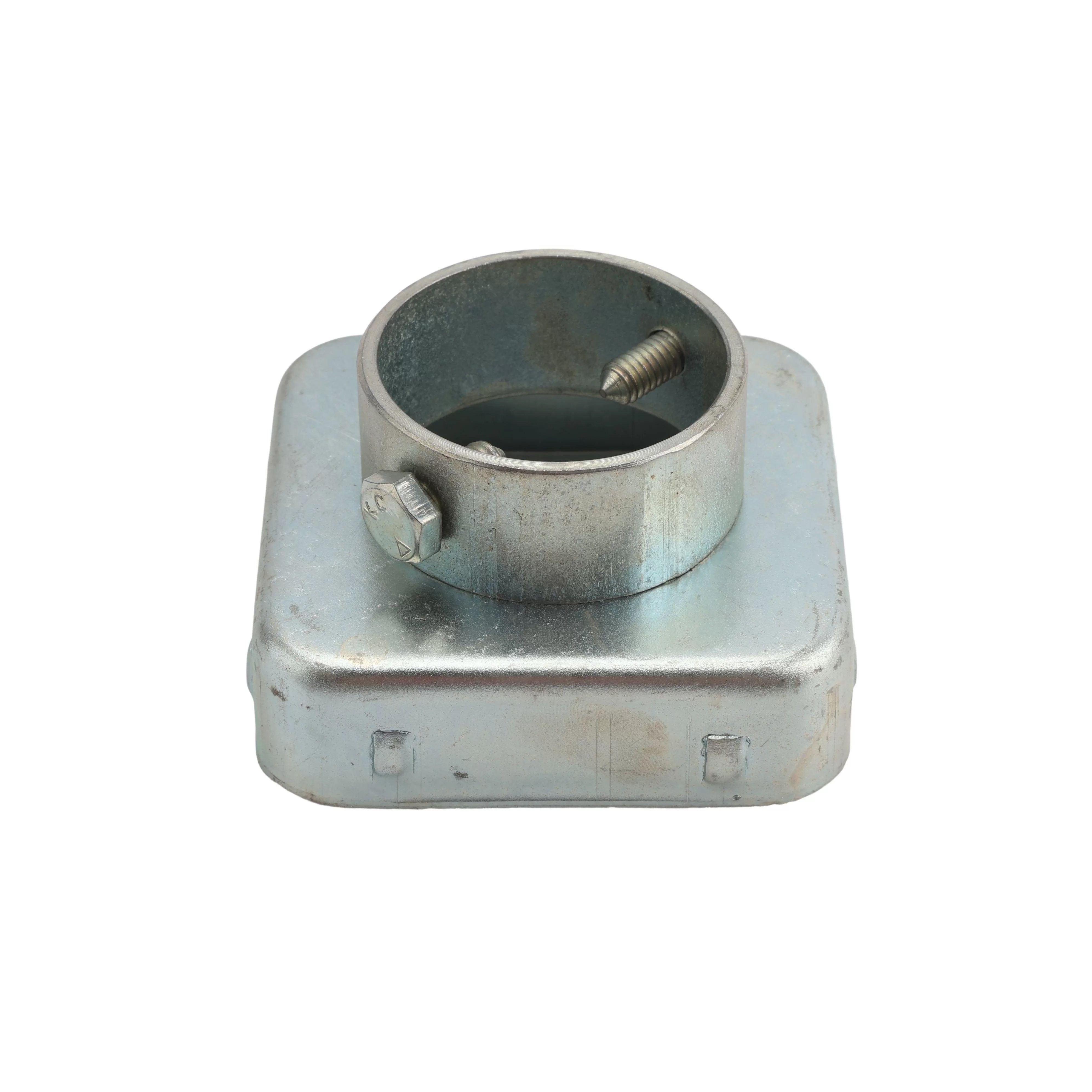 Steel No Dig Donuts for 4" x 4" Vinyl Posts and 2" (1 7/8" OD) Pipe ...