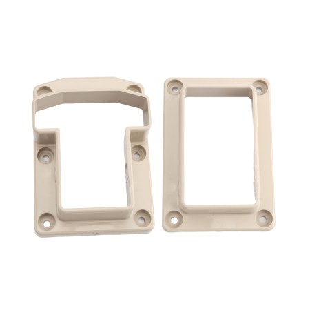 Vinyl Fence Stair, Straight & T-Rail Brackets - Vinyl Fence Fittings ...