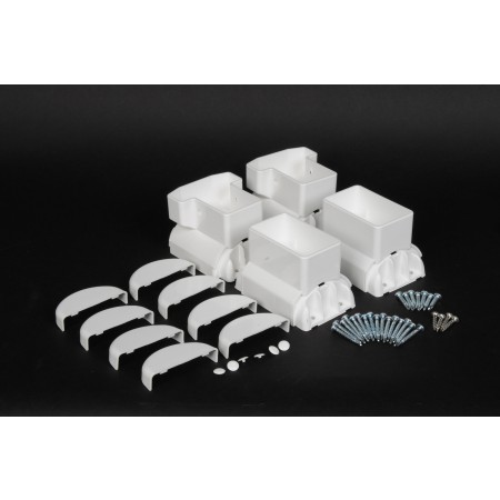 Vinyl Fence Adjustable Brackets - Vinyl Fence Fittings and Hardware ...