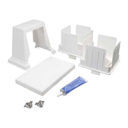 Vinyl Fence Arch Tops and Vinyl Keystones - Vinyl Fence Fittings ...