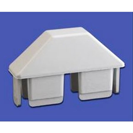 Vinyl Fence Picket Caps and Parts - Vinyl Fence Fittings and Hardware ...