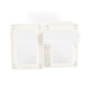 LMT 1182-WHITE Vinyl T-Rail Handrail Bracket Kit For Vinyl Railing ...