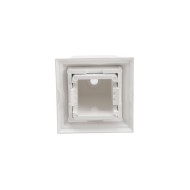 LMT 1254-WHITE 2-Piece Adjustable Foot Block Kit For Vinyl Railing (2 ...