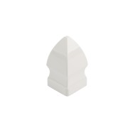 LMT 1 1/2" x 1 1/2" Gothic Vinyl Picket Cap for Vinyl Fence Posts (White) - 1371-WHITE | Vinyl ...